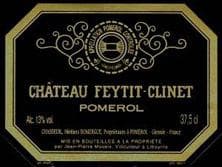 Cote Château Feytit-Clinet 1947 Bordeaux rouge