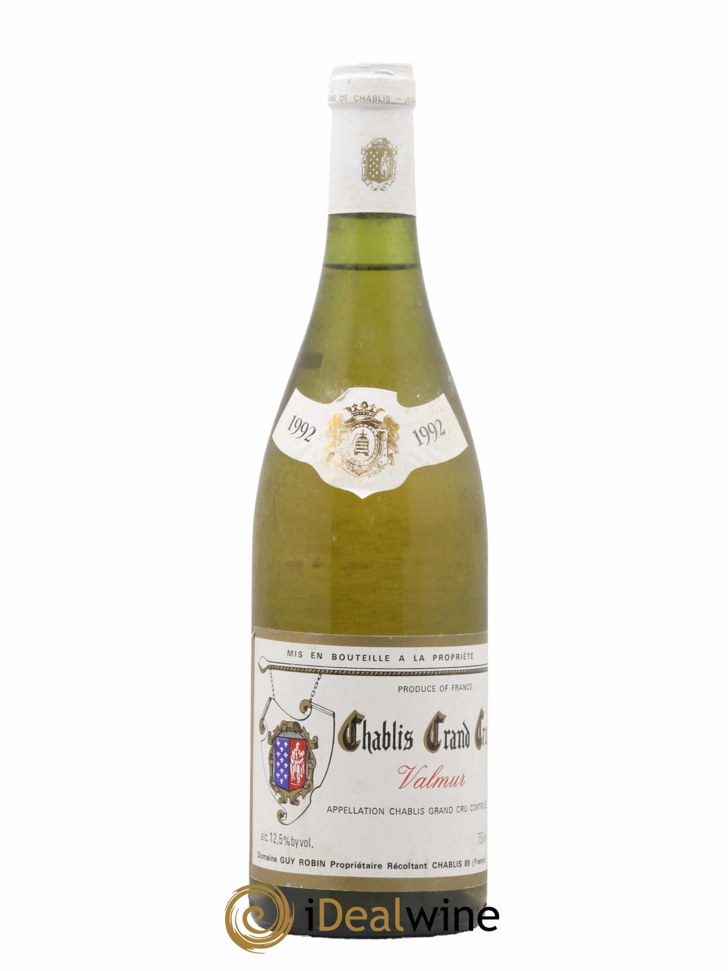 Buy Chablis Grand Cru Valmur Guy Robin 1992 (lot: 1807)