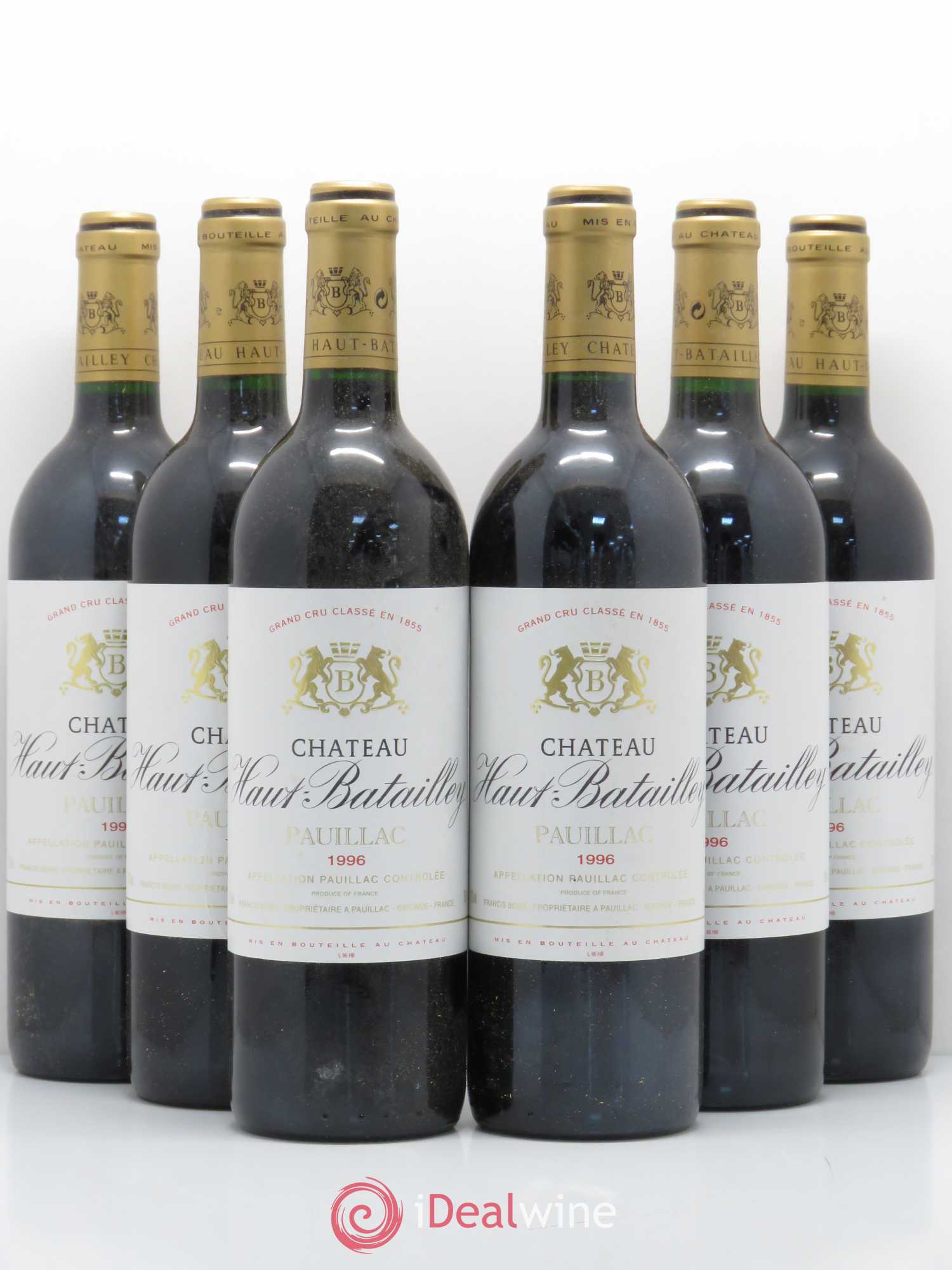 Acheter Château Haut Batailley 5ème Grand Cru Classé 1996 (lot: 11041)