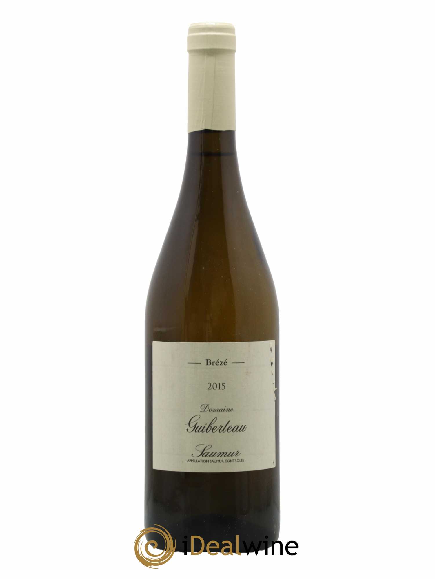 Acheter Saumur Brézé Domaine Guiberteau 2015 (lot: 9308)