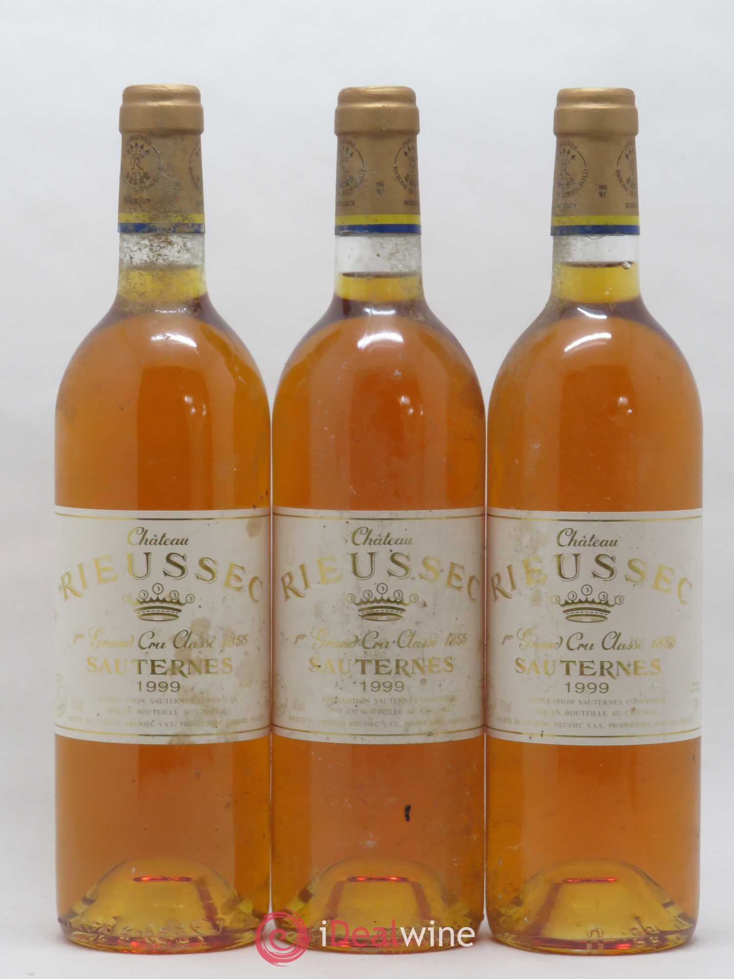 Acheter Château Rieussec 1er Grand Cru Classé 1999 (lot: 8042)
