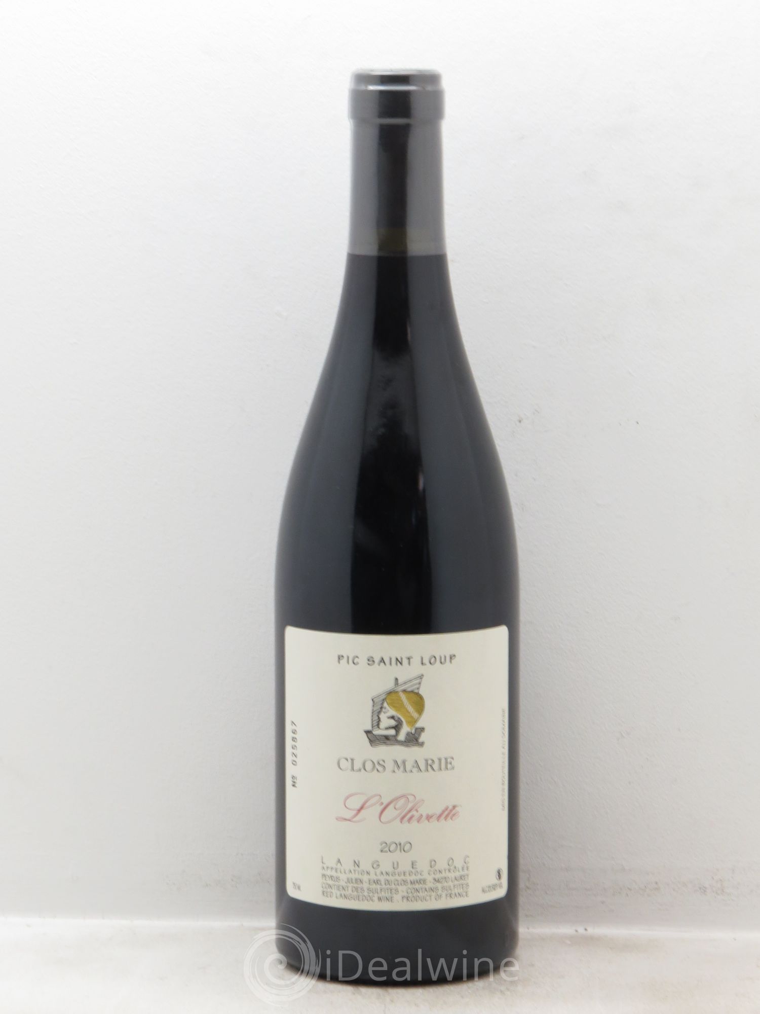 Buy Coteaux du Languedoc 2010 (lot: 548)