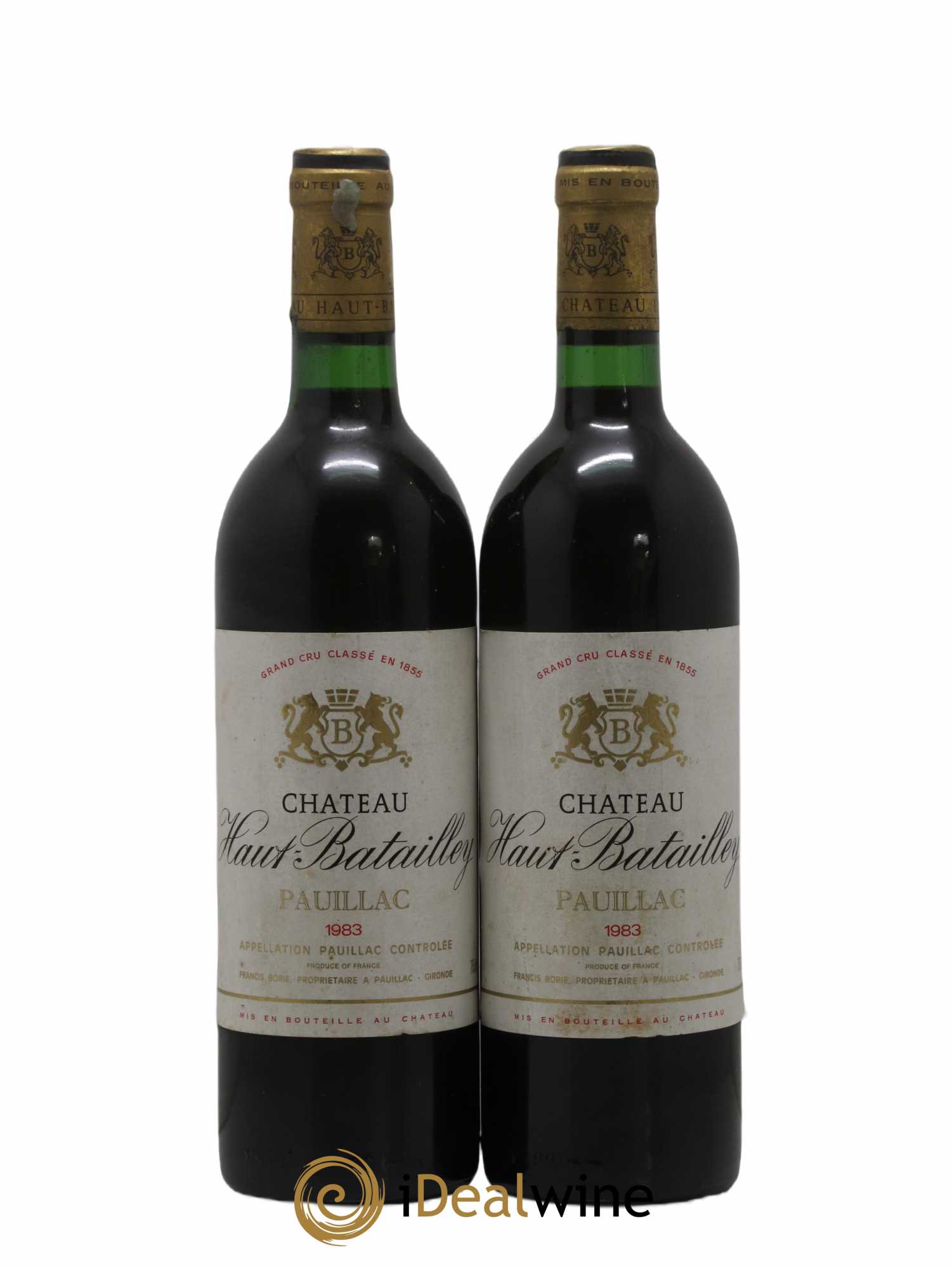 Acheter Château Haut Batailley 5ème Grand Cru Classé 1983 (lot: 6677)