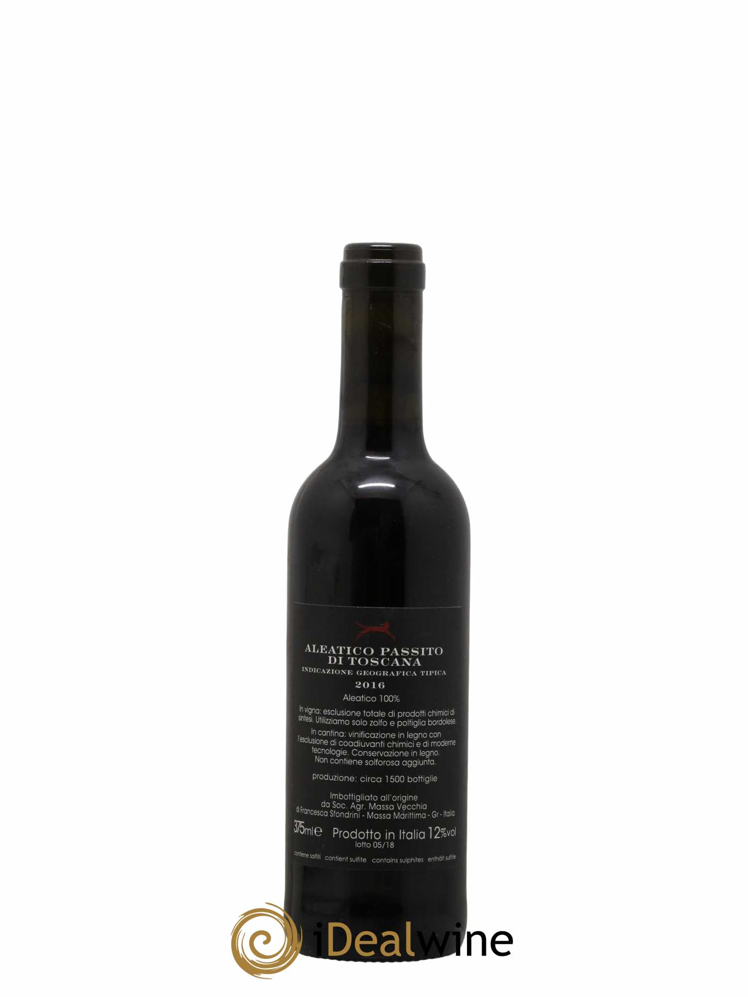 Acheter Aleatico Passito di Toscana Massa Vecchia IGT 2016 (lot: 6205)