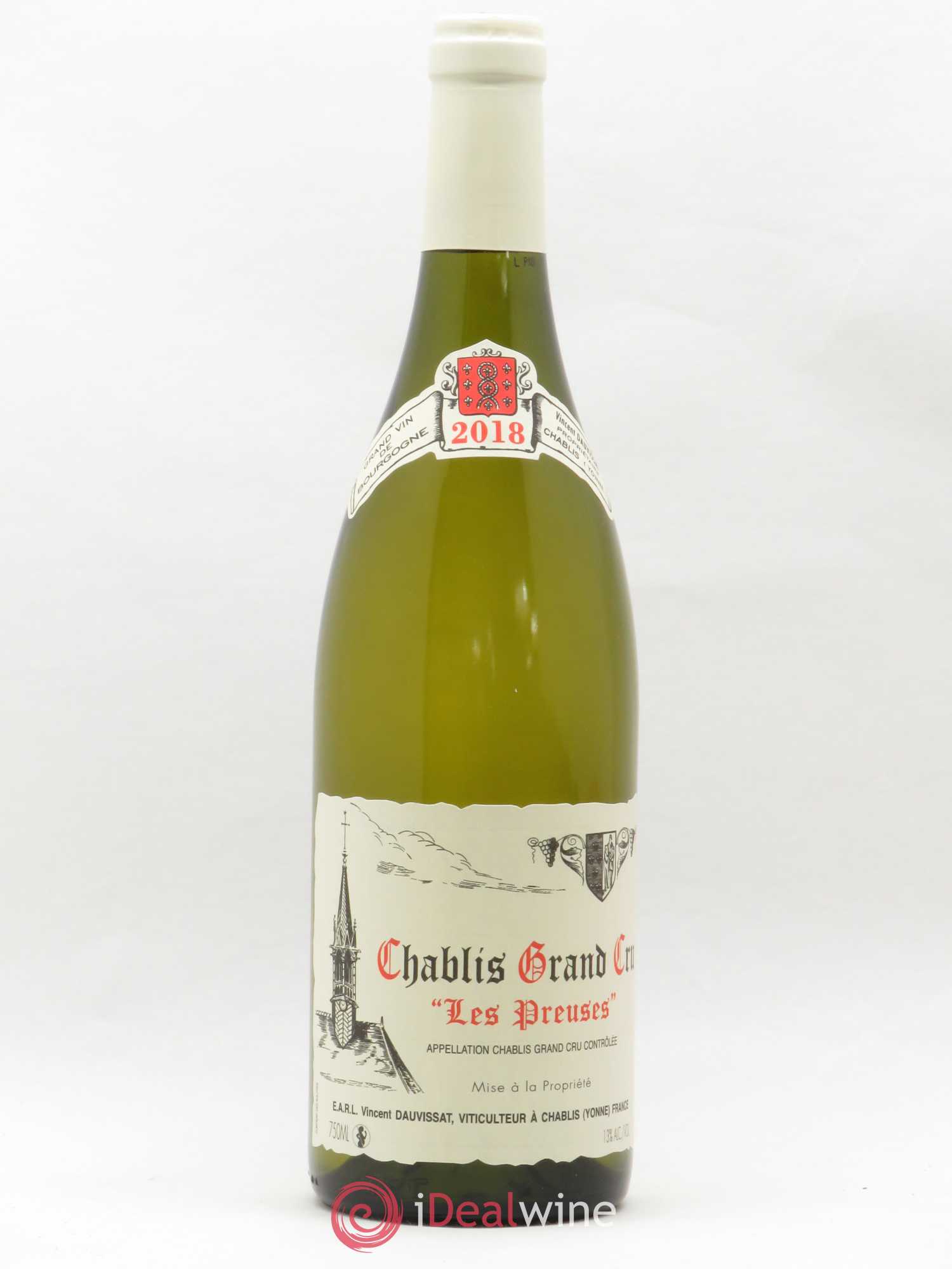 Acheter Chablis Grand Cru Les Preuses René et Vincent Dauvissat 2018 ...