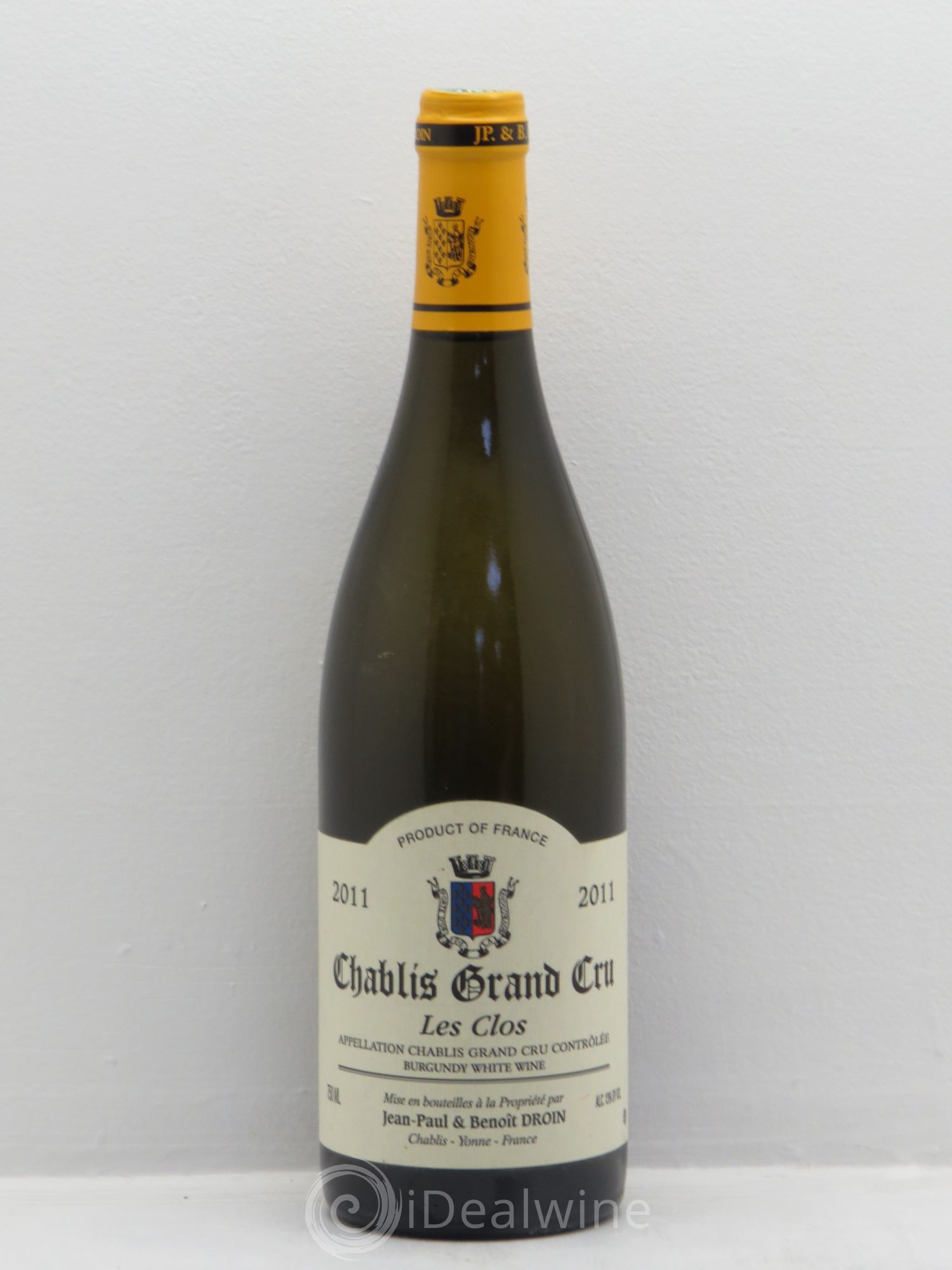 Acheter Chablis Grand Cru Les Clos Jean-Paul & Benoît Droin (Domaine ...
