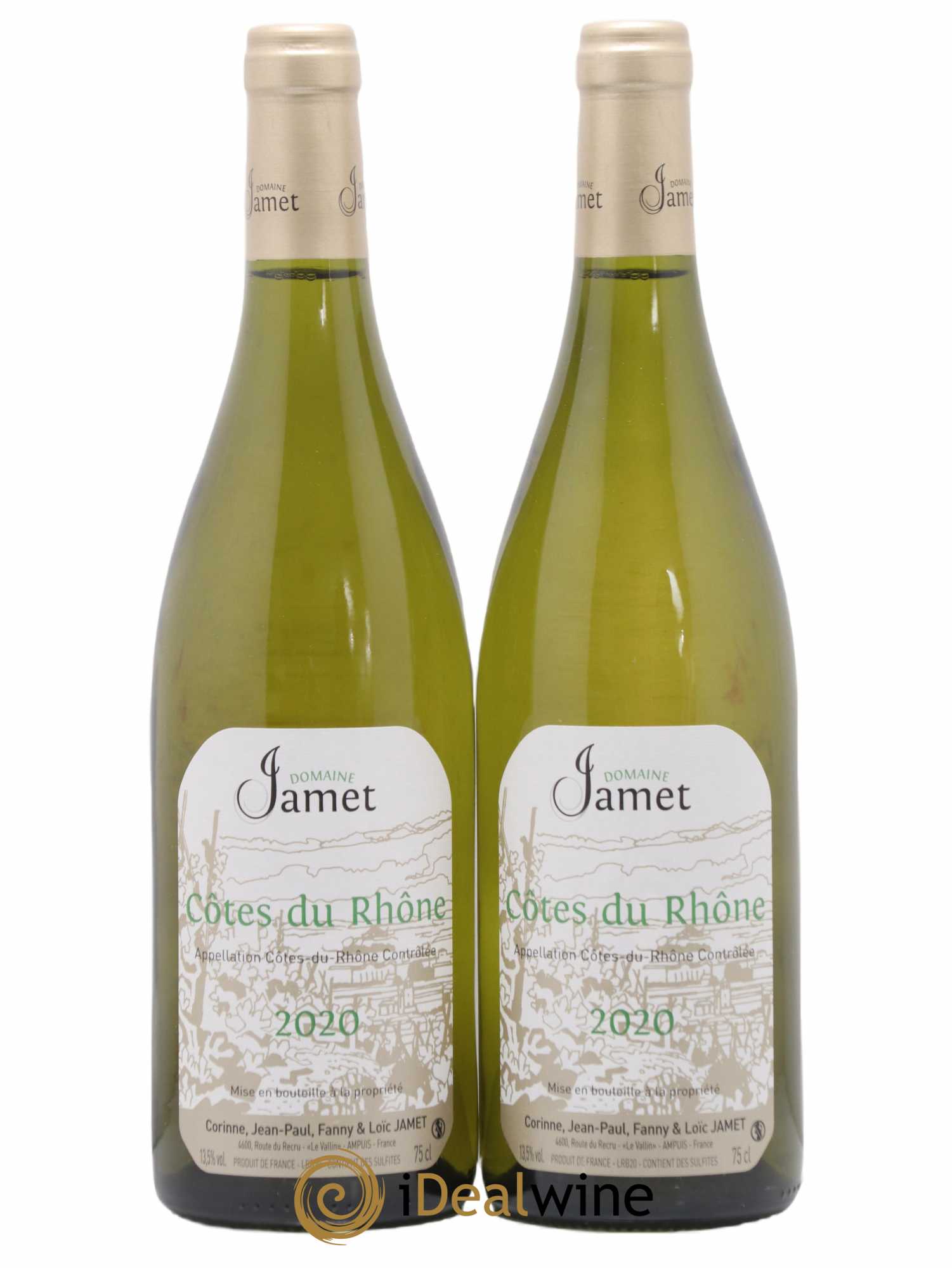 Acheter Côtes du Rhône Jamet (Domaine) 2020 (lot: 5015)