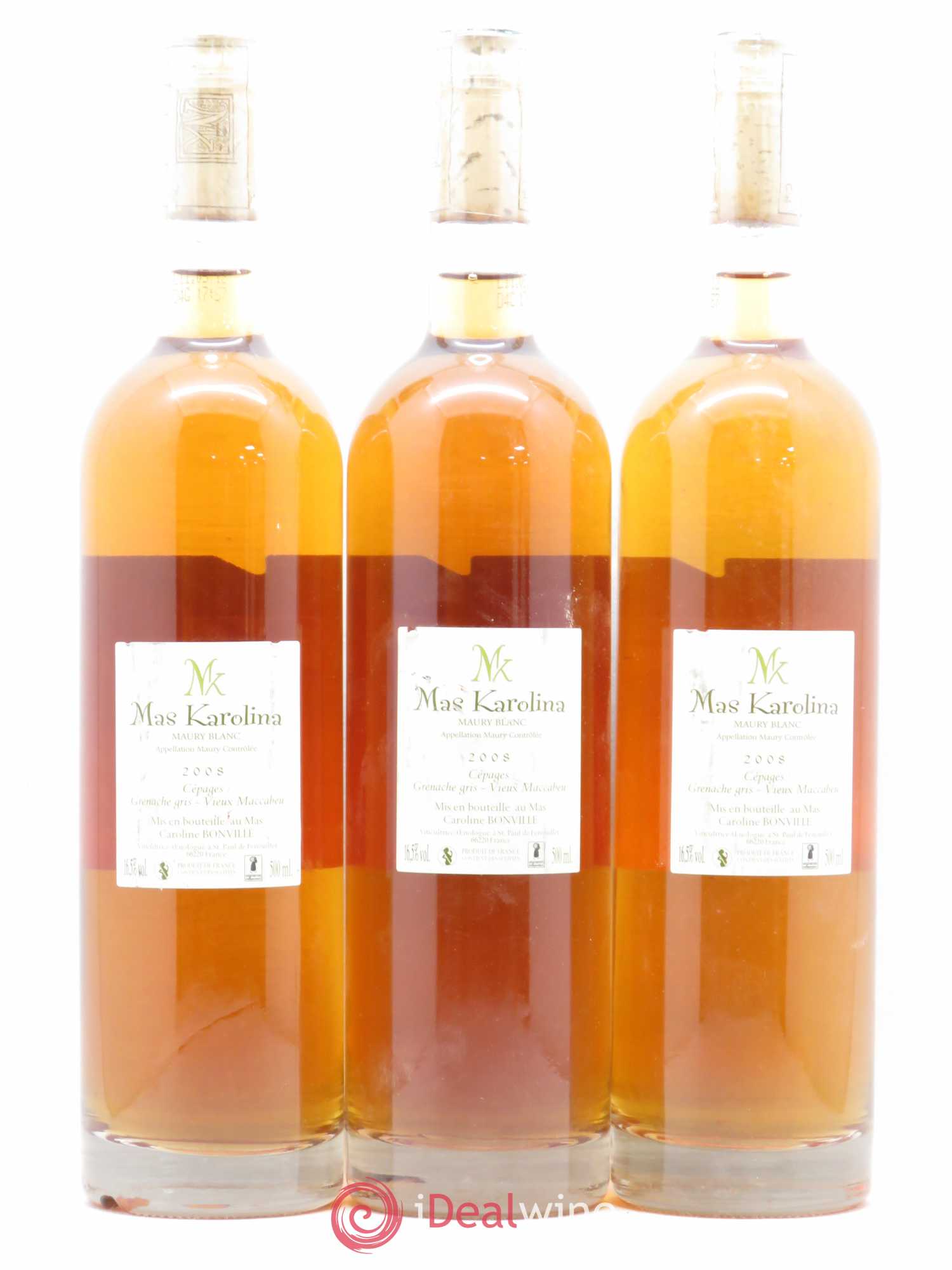 Acheter Maury Vin Doux Naturel Mas Karolina 2008 (lot: 5087)