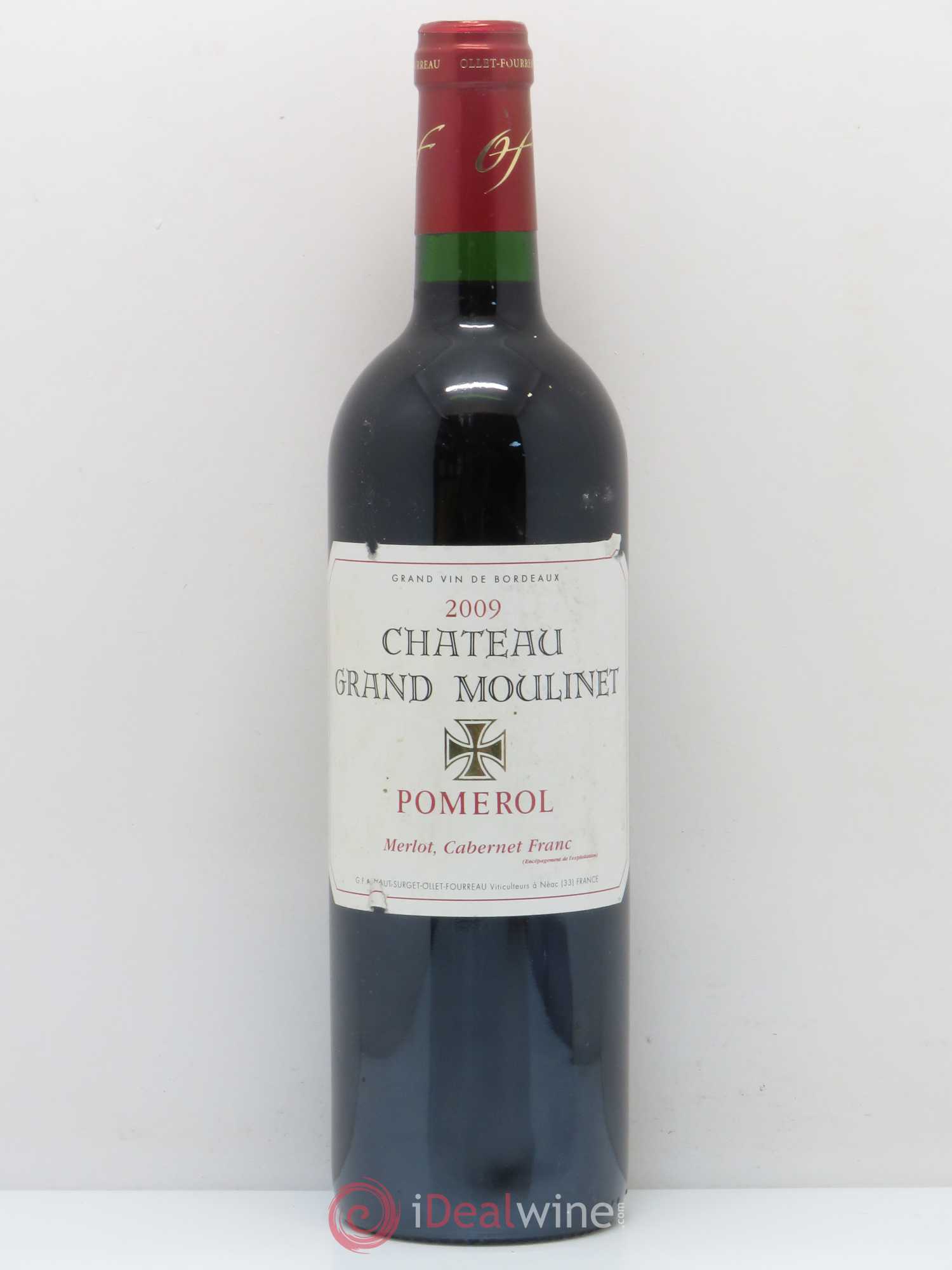 Acheter Pomerol Château Grand Moulinet 2009 (lot: 11123)