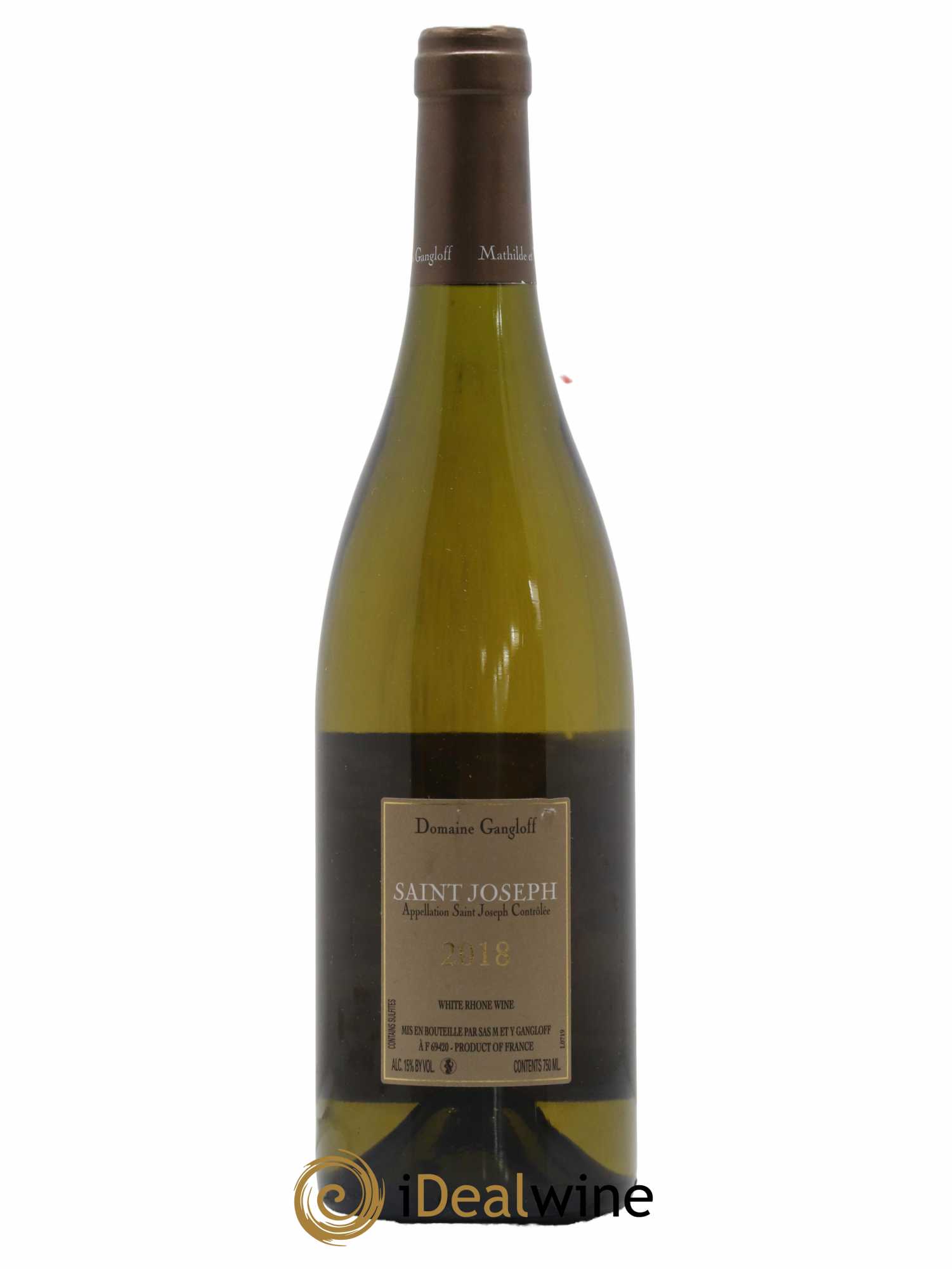Acheter Saint-Joseph Gangloff (Domaine) 2018 (lot: 4533)