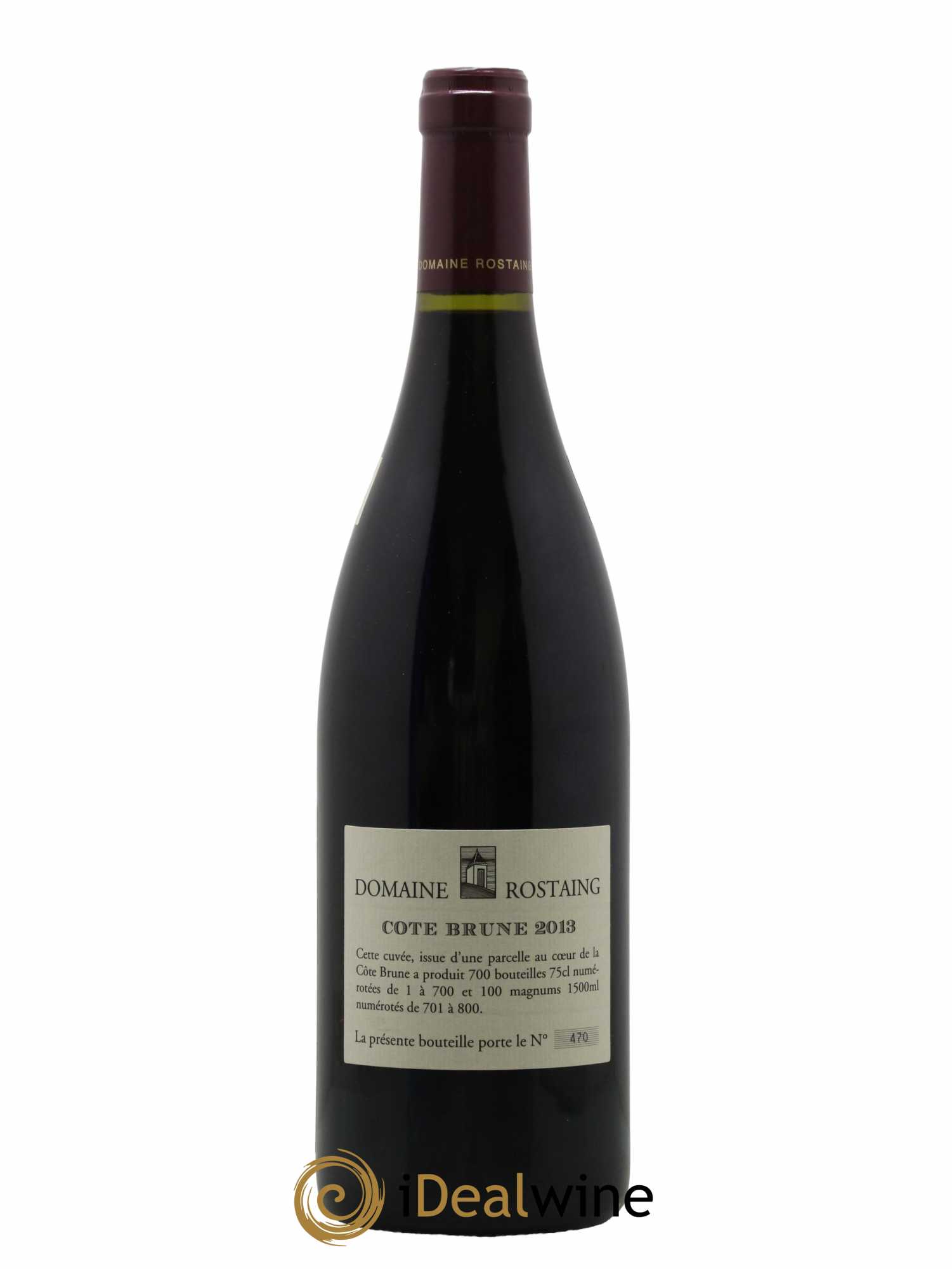 Acheter Côte-Rôtie Côte Brune René Rostaing 2013 (lot: 7420)