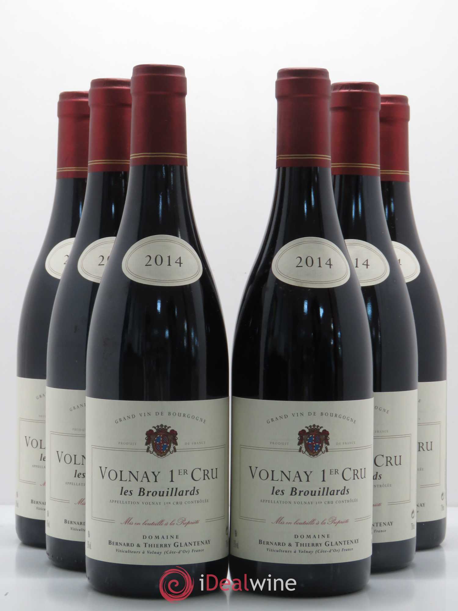 Acheter Volnay 1er Cru Les Brouillards Bernard et Thierry Glantenay (Domaine) 2014 (lot: 9223)