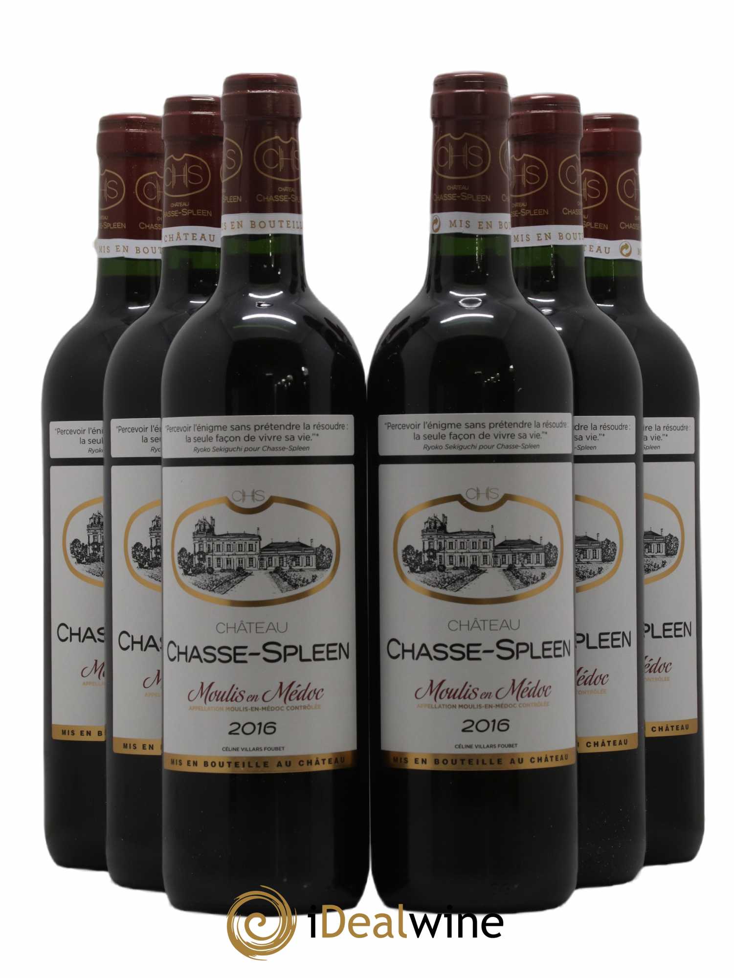 Acheter Château Chasse Spleen 2016 (lot: 8734)