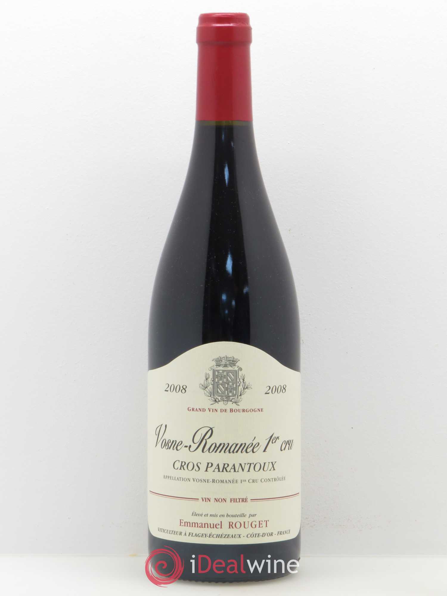 Buy Vosne-Romanée 1er Cru Cros Parantoux Domaine Emmanuel Rouget 2008 ...