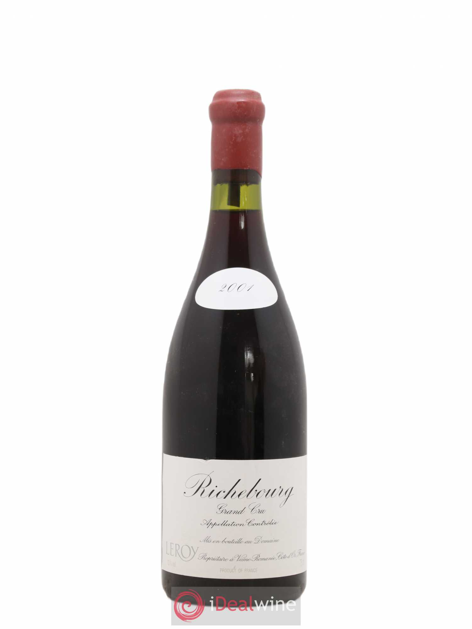 Buy Richebourg Grand Cru Leroy (Domaine) 2001 (lot: 2247)