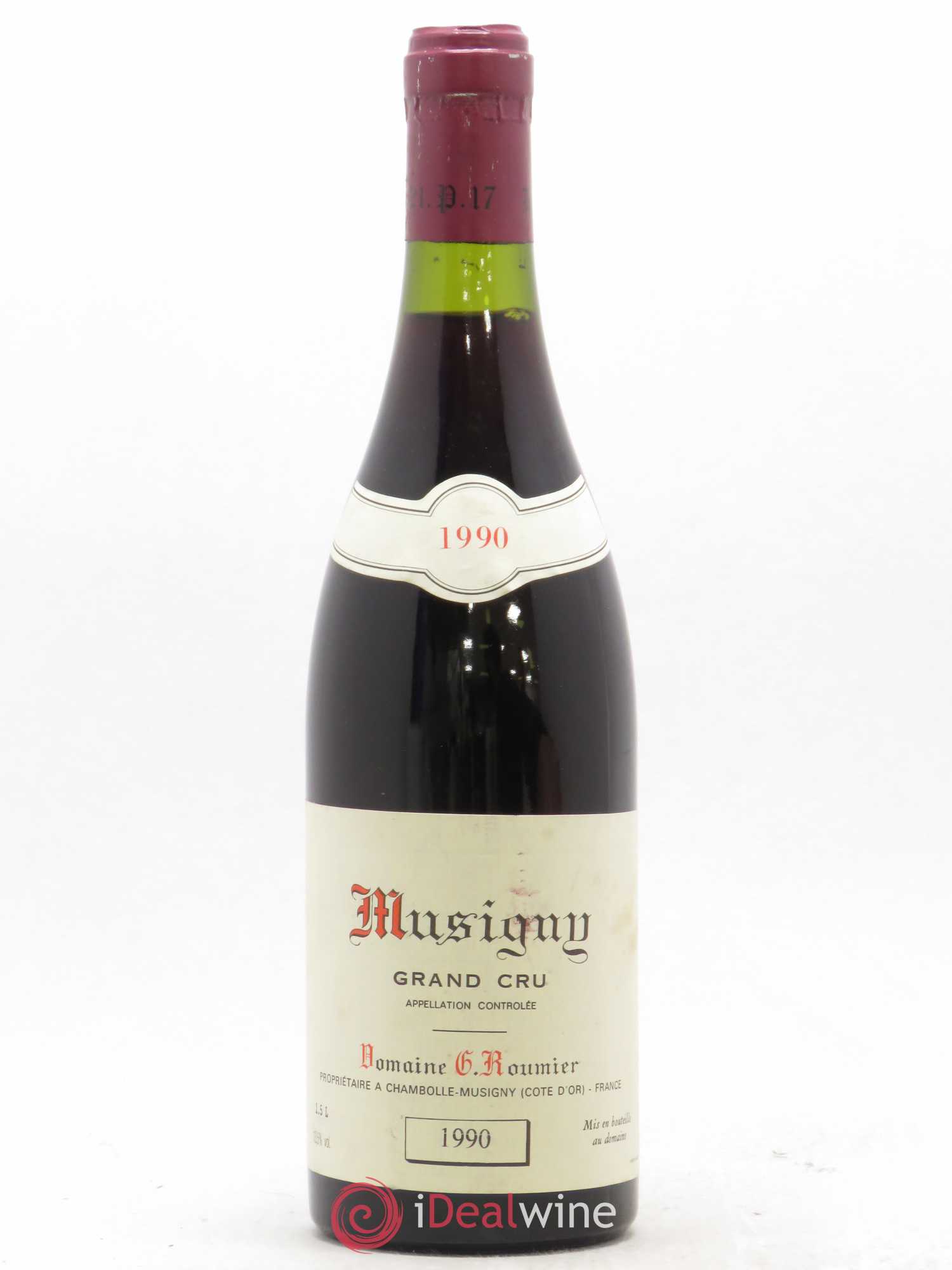 Acheter Musigny Grand Cru Georges Roumier (Domaine) 1990 (lot: 1651)