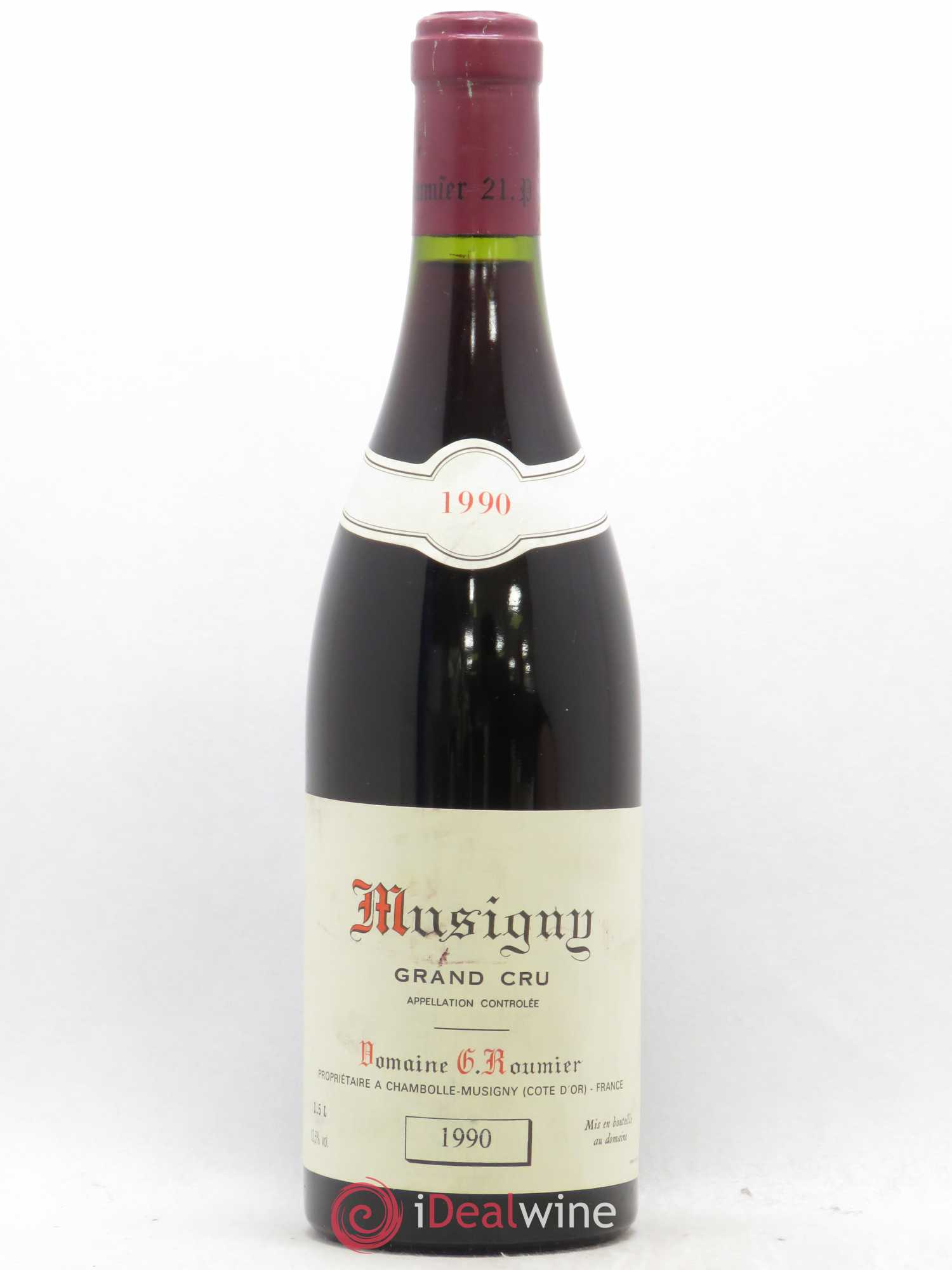 Acheter Musigny Grand Cru Georges Roumier (Domaine) 1990 (lot: 3649)