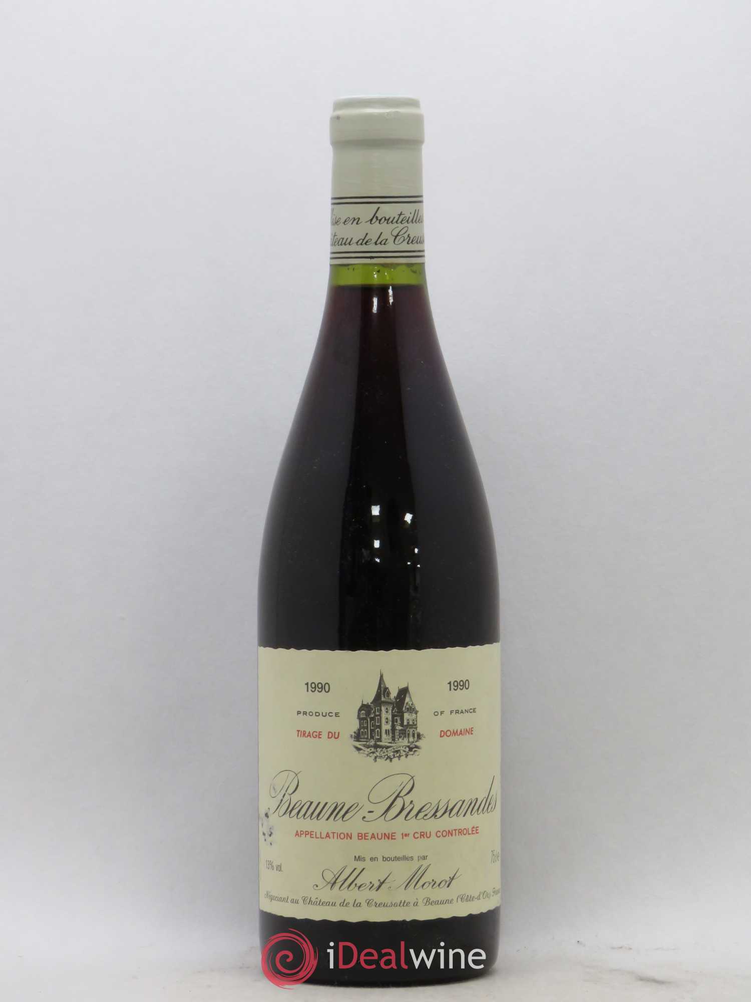 Acheter Beaune 1er Cru Bressandes Albert Morot 1990 (lot: 3022)