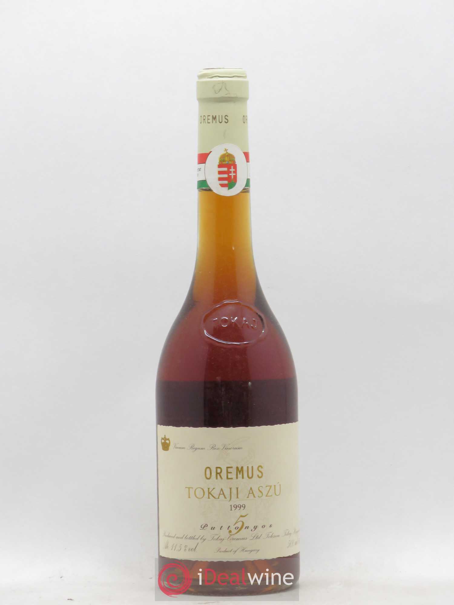 Buy Tokaji Aszu 5 Puttonyos Oremus 1999 (lot: 8)