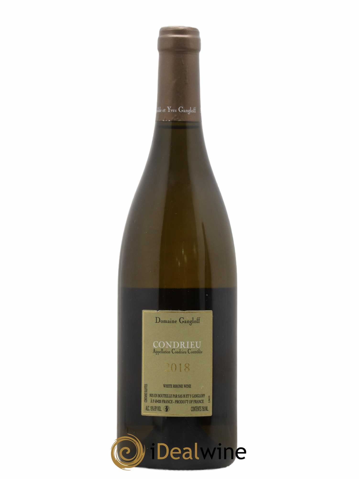 Acheter Condrieu Domaine Gangloff (Domaine) 2018 (lot: 4861)