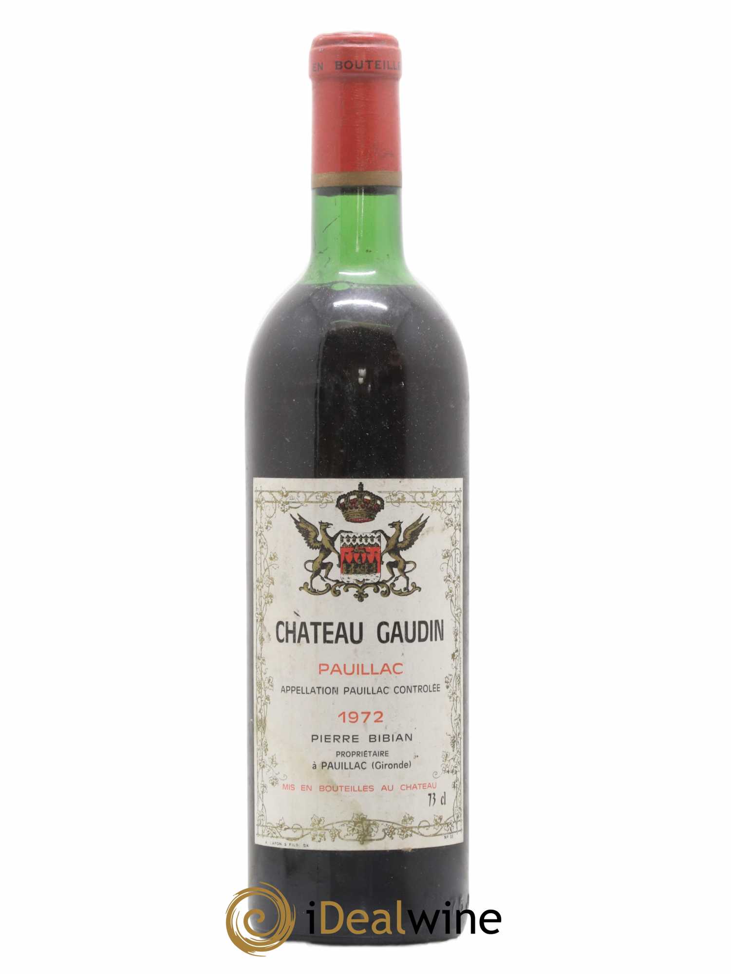 Acheter Château Gaudin (sans prix de réserve) 1972 (lot: 6792)