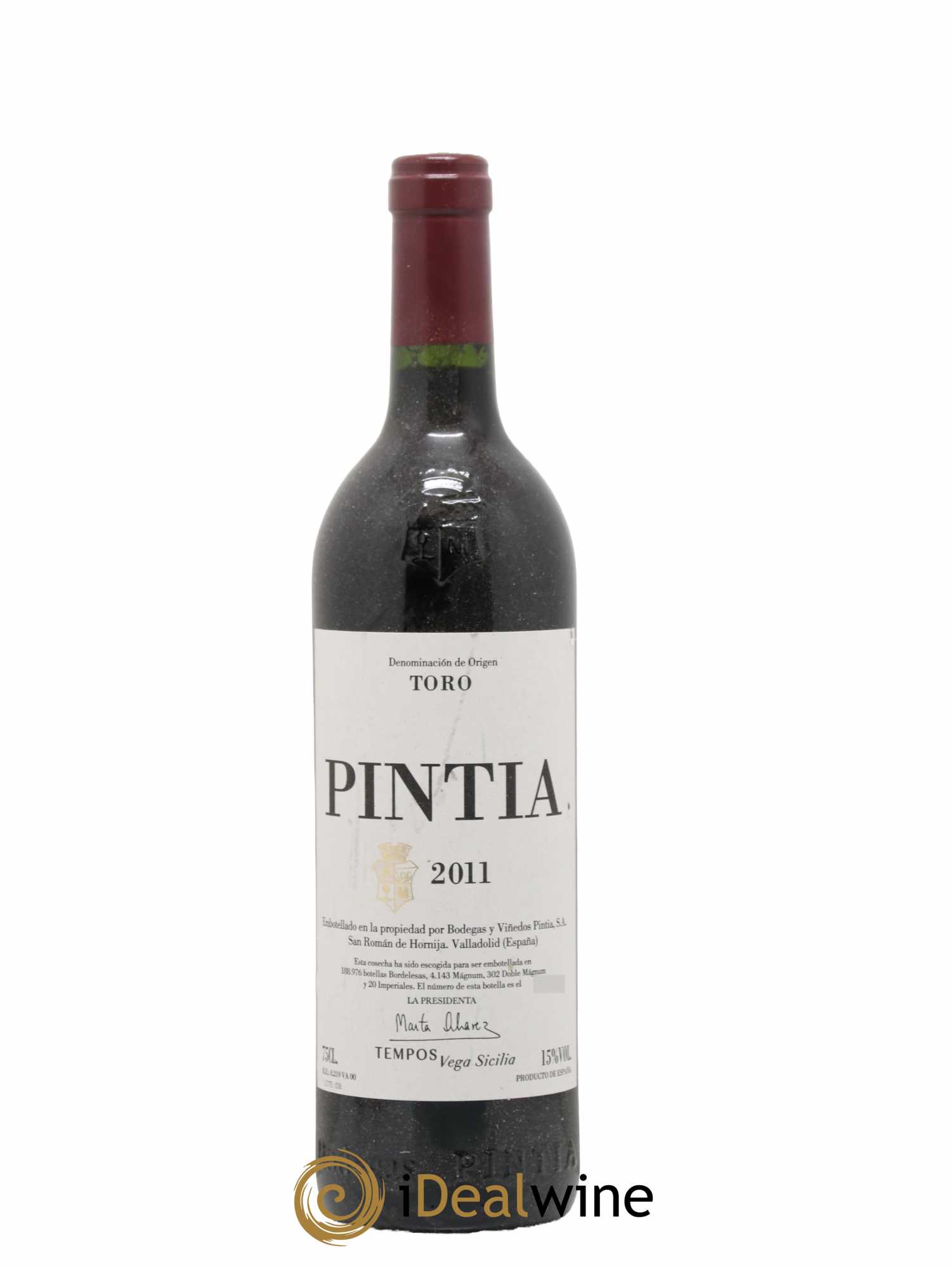 Acheter Toro DO Vega Sicilia Pintia Famille Alvarez 2011 (lot: 113)