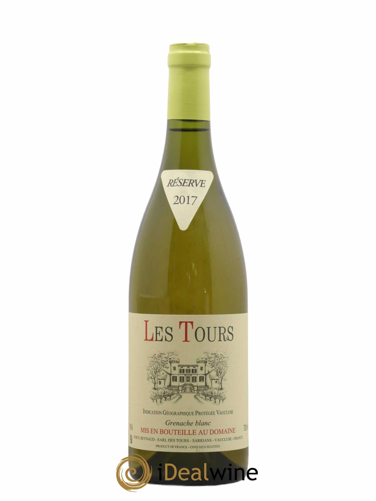 Acheter IGP Vaucluse (Vin de Pays de Vaucluse) Les Tours Grenache Blanc ...