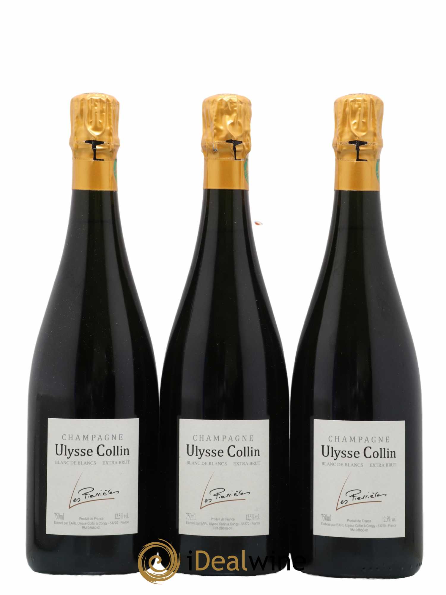 Acheter Blancs de Blancs Extra Brut Les Pierrières Ulysse Collin (lot ...
