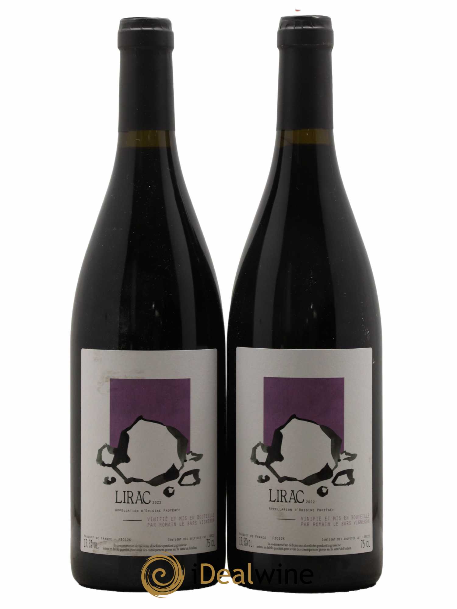 Acheter Lirac Romain Le Bars 2022 (lot: 6450)
