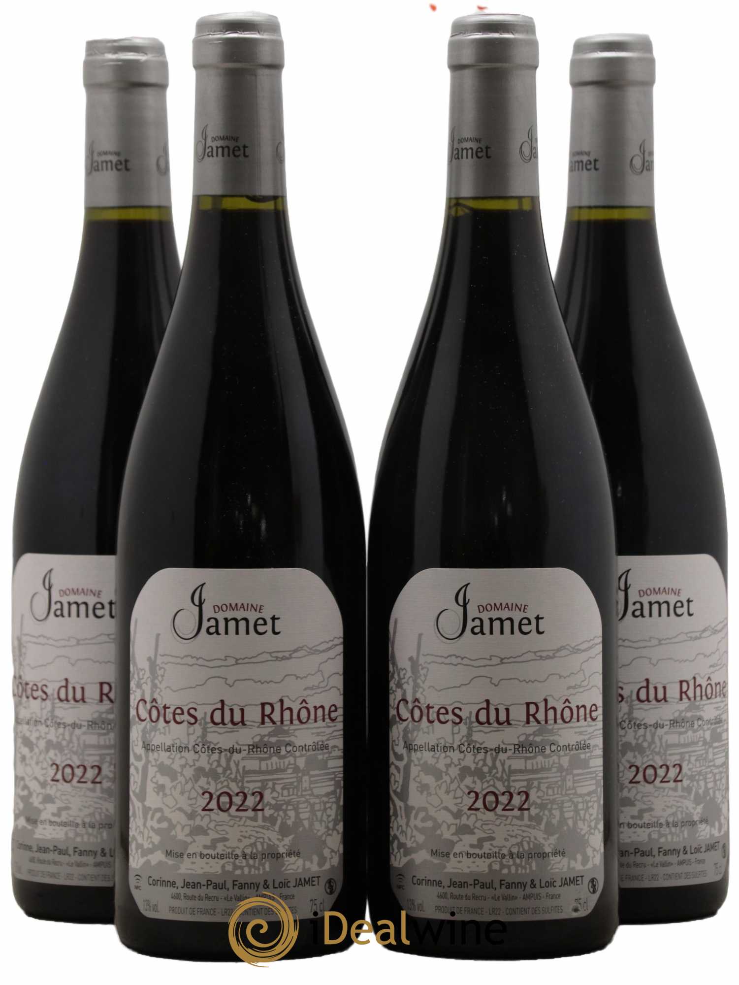 Acheter Côtes du Rhône Jamet (Domaine) 2022 (lot: 6401)