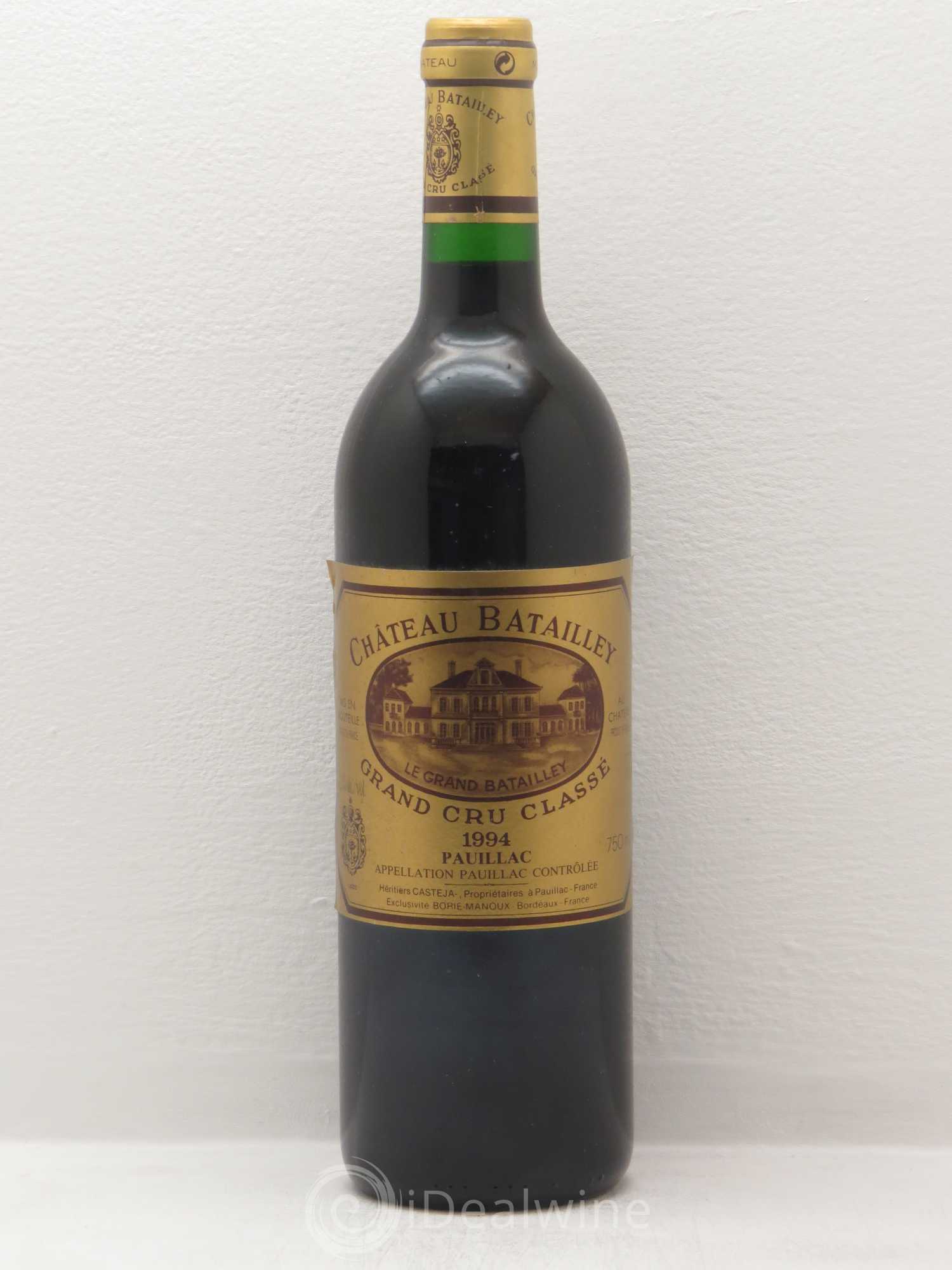 Acheter Château Batailley 5ème Grand Cru Classé 1994 (lot: 5639)