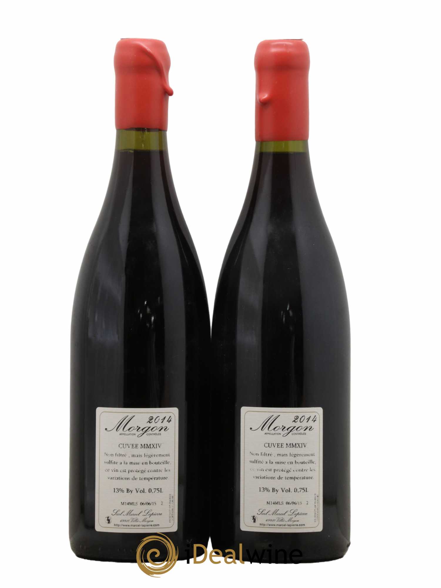 Acheter Morgon Cuvée Marcel Lapierre Marcel Lapierre (Domaine) 2014 ...
