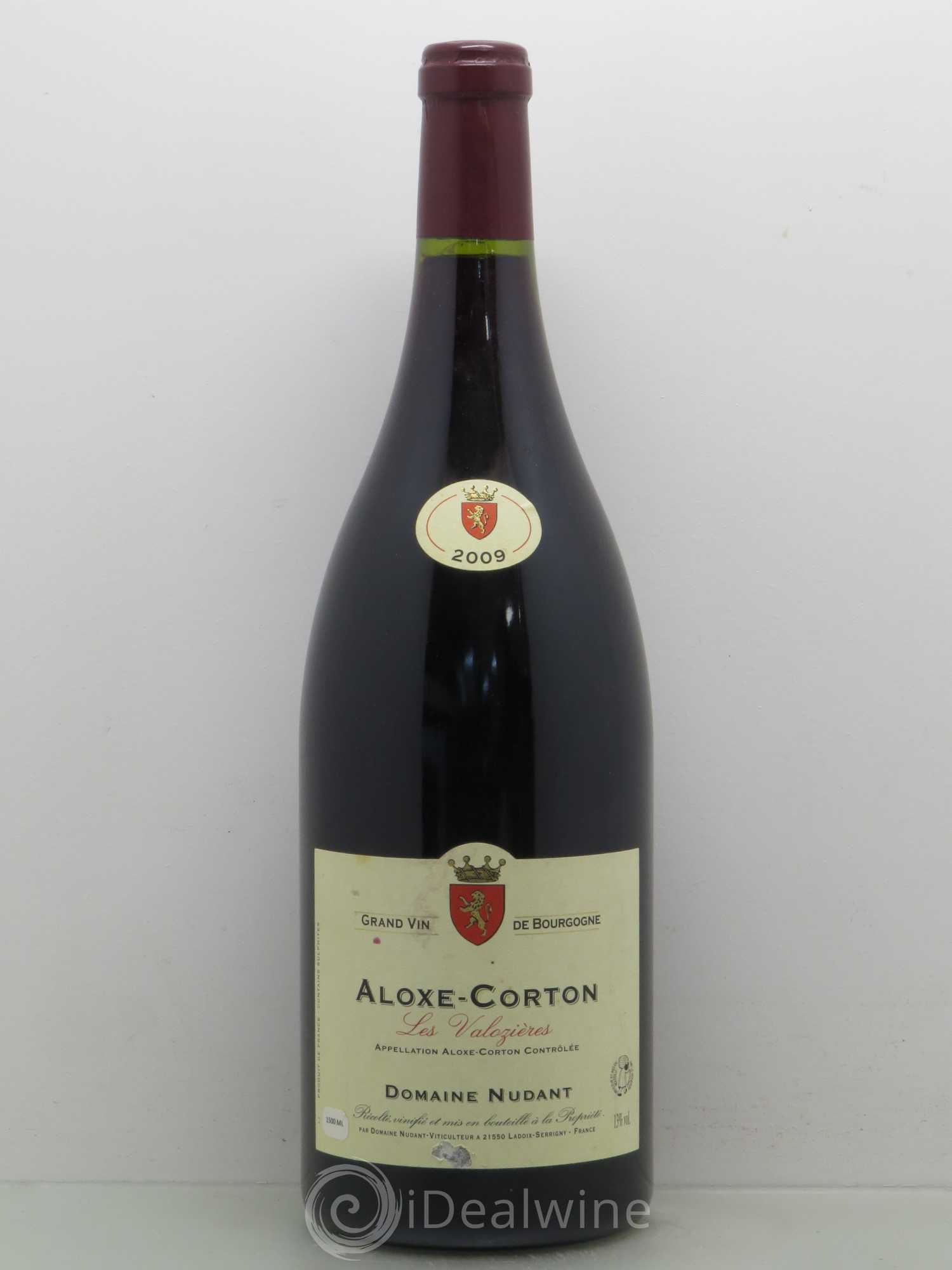 Acheter Aloxe-Corton 1er Cru Les Valozières - Domaine Nudant 2009 (lot ...