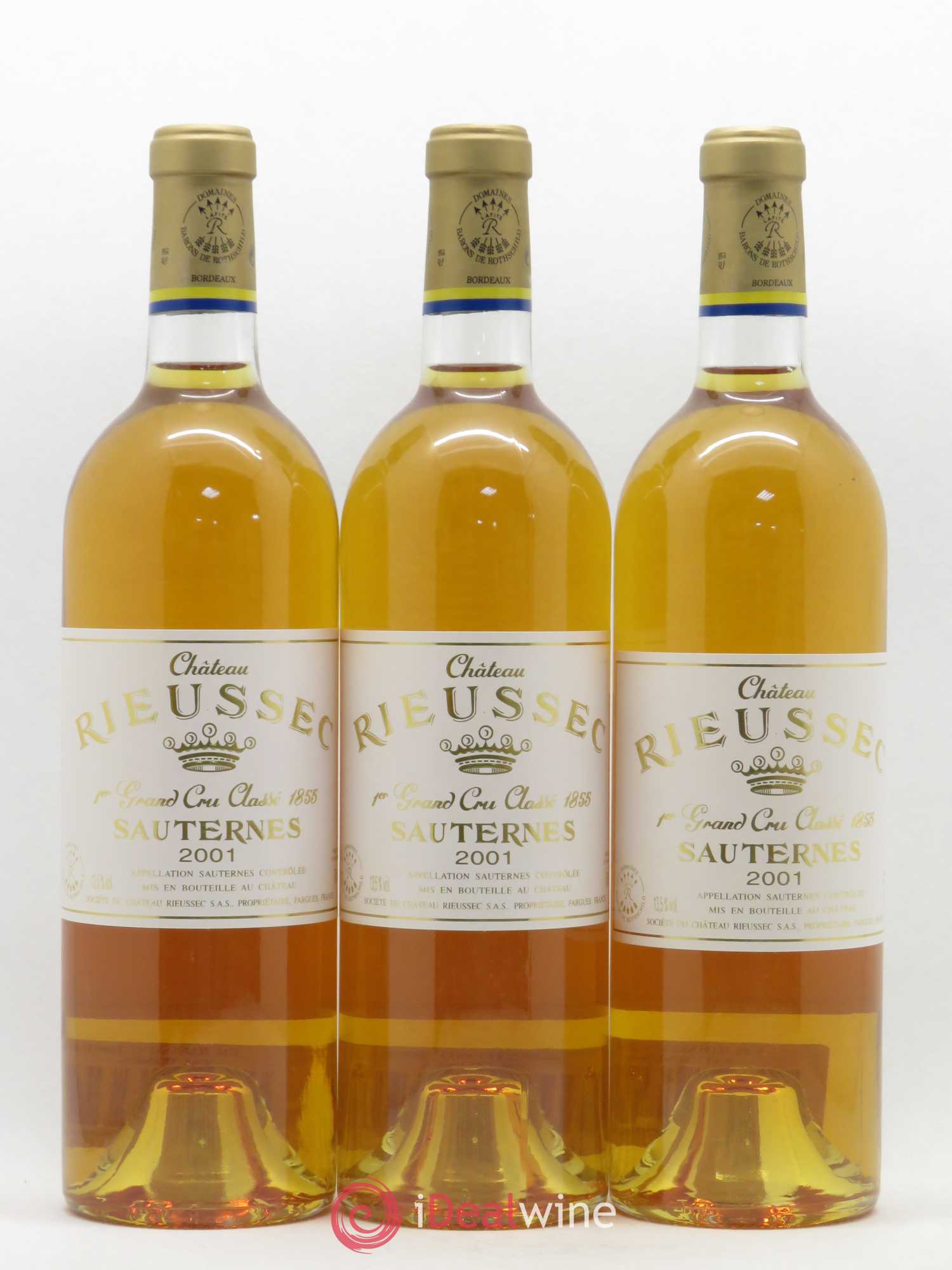 Acheter Château Rieussec 1er Grand Cru Classé 2001 (lot: 12110)