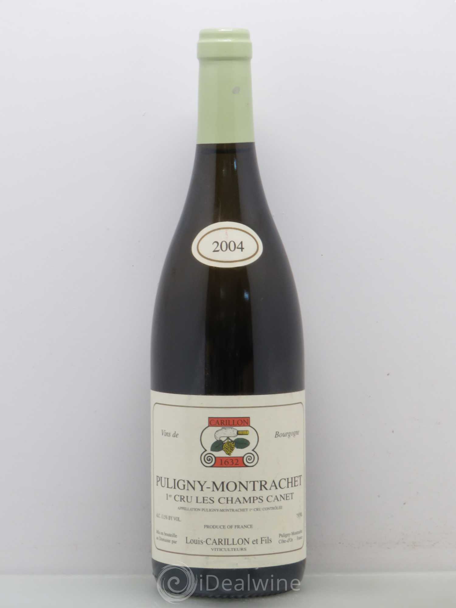 Acheter Puligny-Montrachet 1er Cru Champ Canet Louis Carillon 2004 (lot ...
