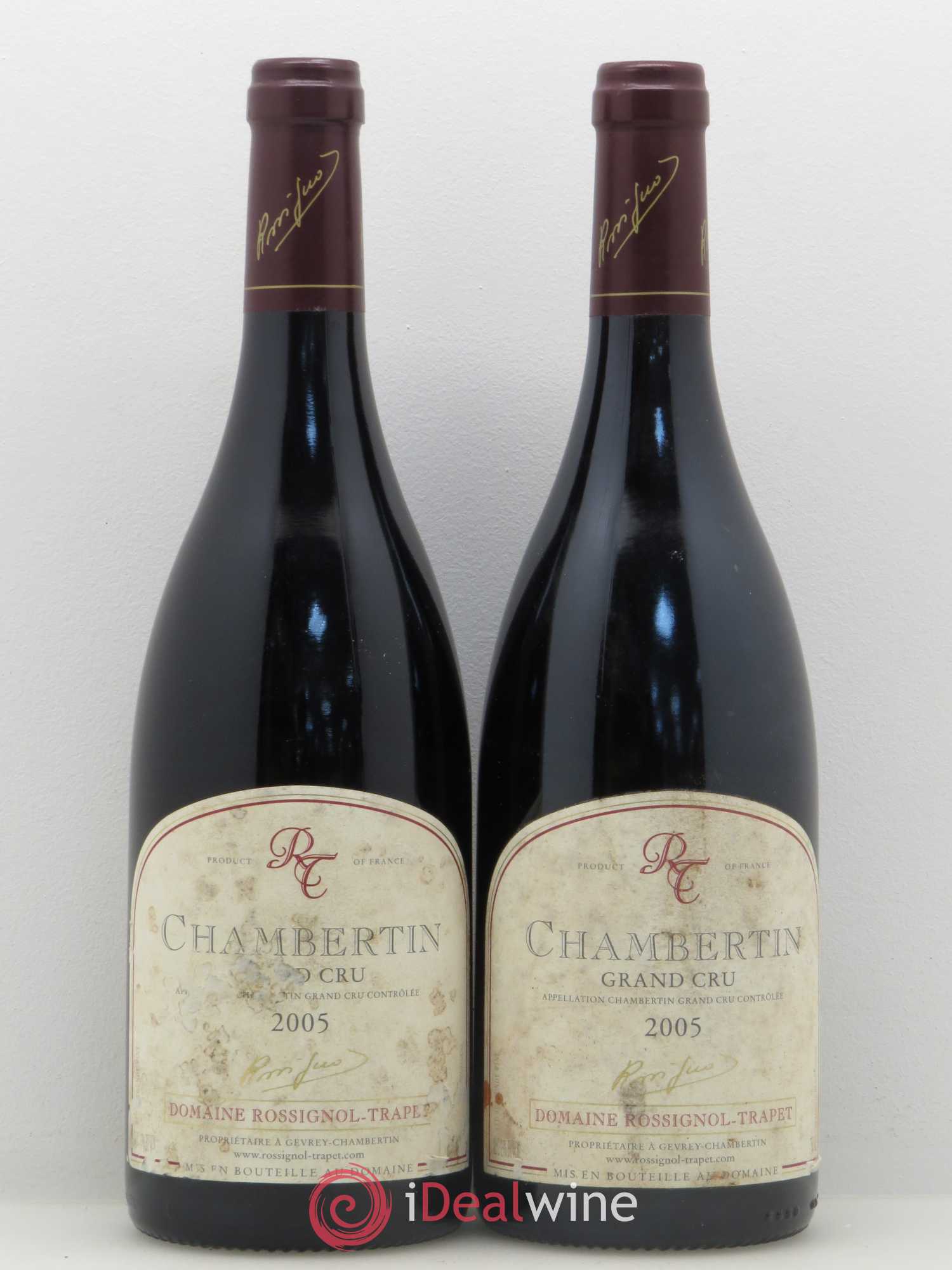 Acheter Chambertin Grand Cru Domaine Rossignol-Trapet 2005 (lot: 5114)