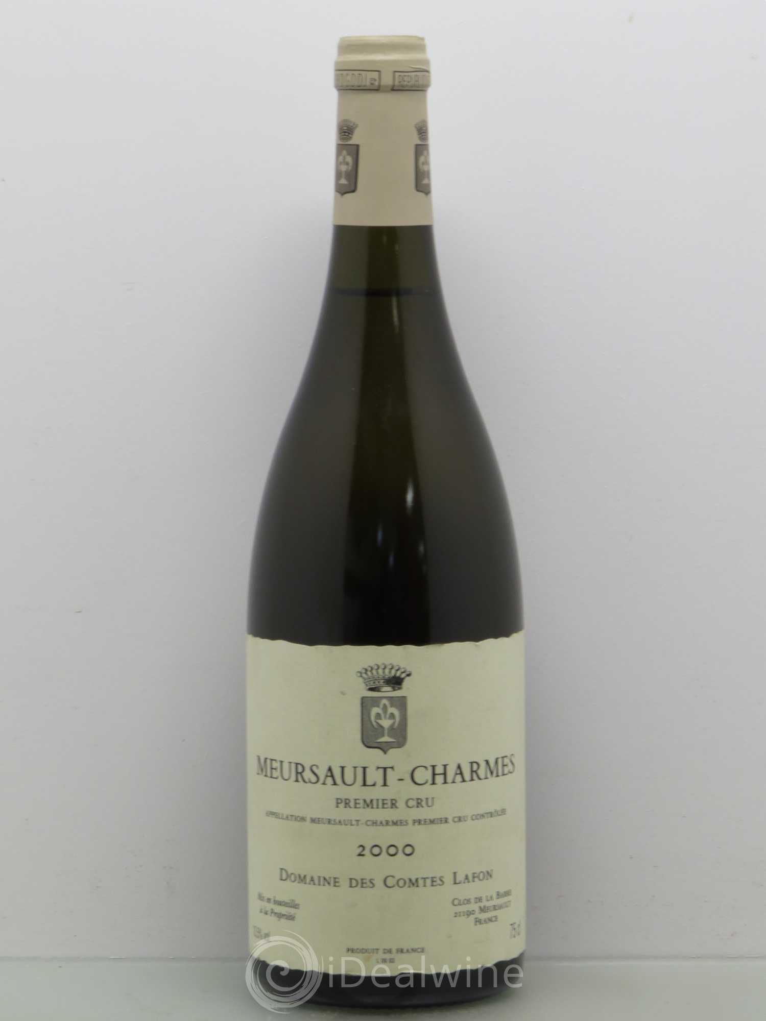Buy Meursault 1er Cru Charmes Domaine des Comtes Lafon 2000 (lot: 2440)