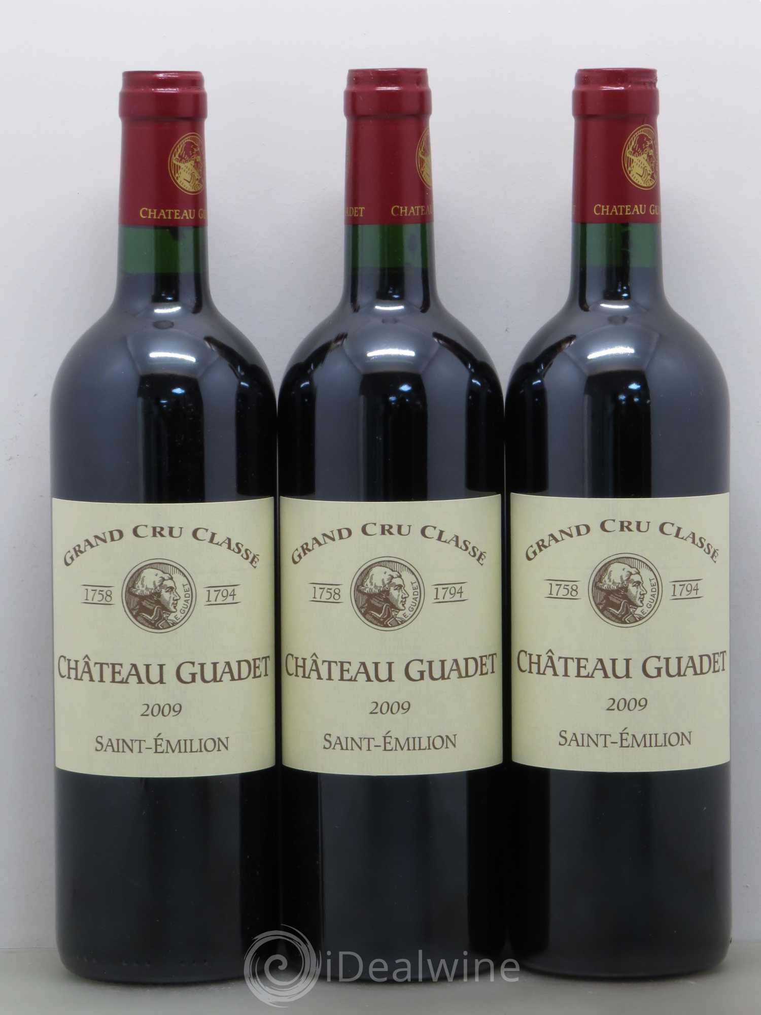 Acheter Château Guadet Grand Cru Classé 2009 (lot: 6530)