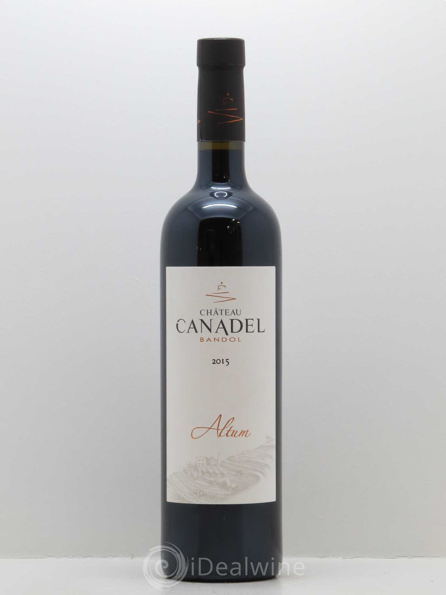 Bandol Château Canadel Altum Jacques et Caroline de Chateauvieux 2015 ...