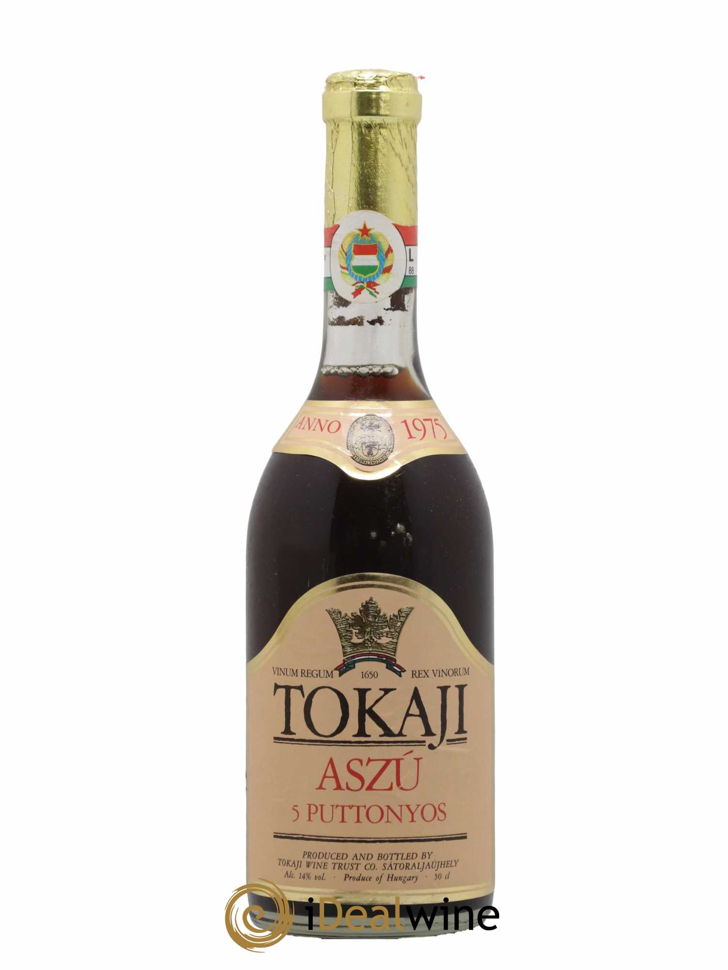 Acheter Tokaji Aszu 5 Puttonyos Tokaji Wine Trust 50cl 1975 (lot: 4630)