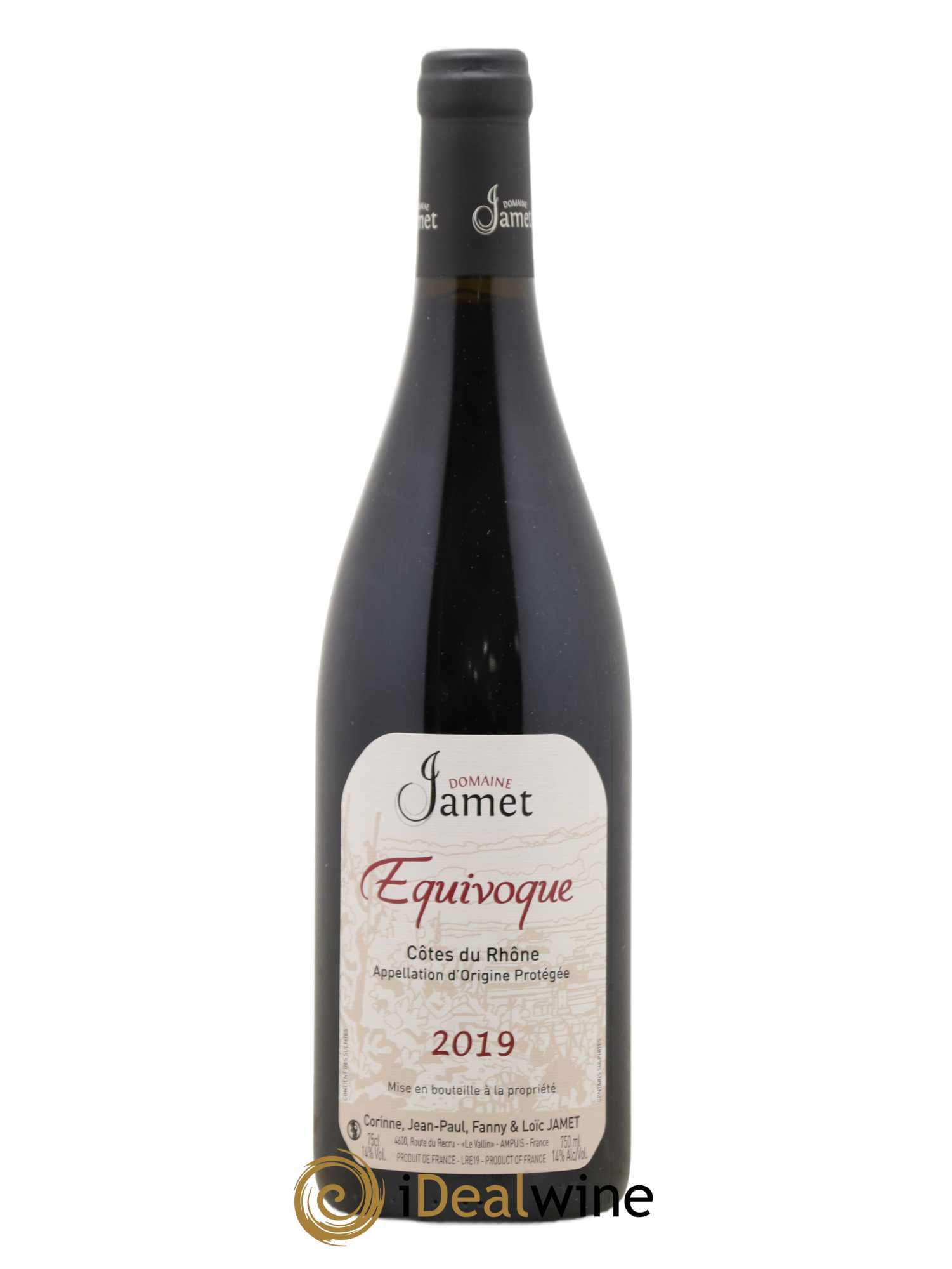 Acheter Côtes du Rhône Equivoque Jamet (Domaine) 2019 (lot: 5872)