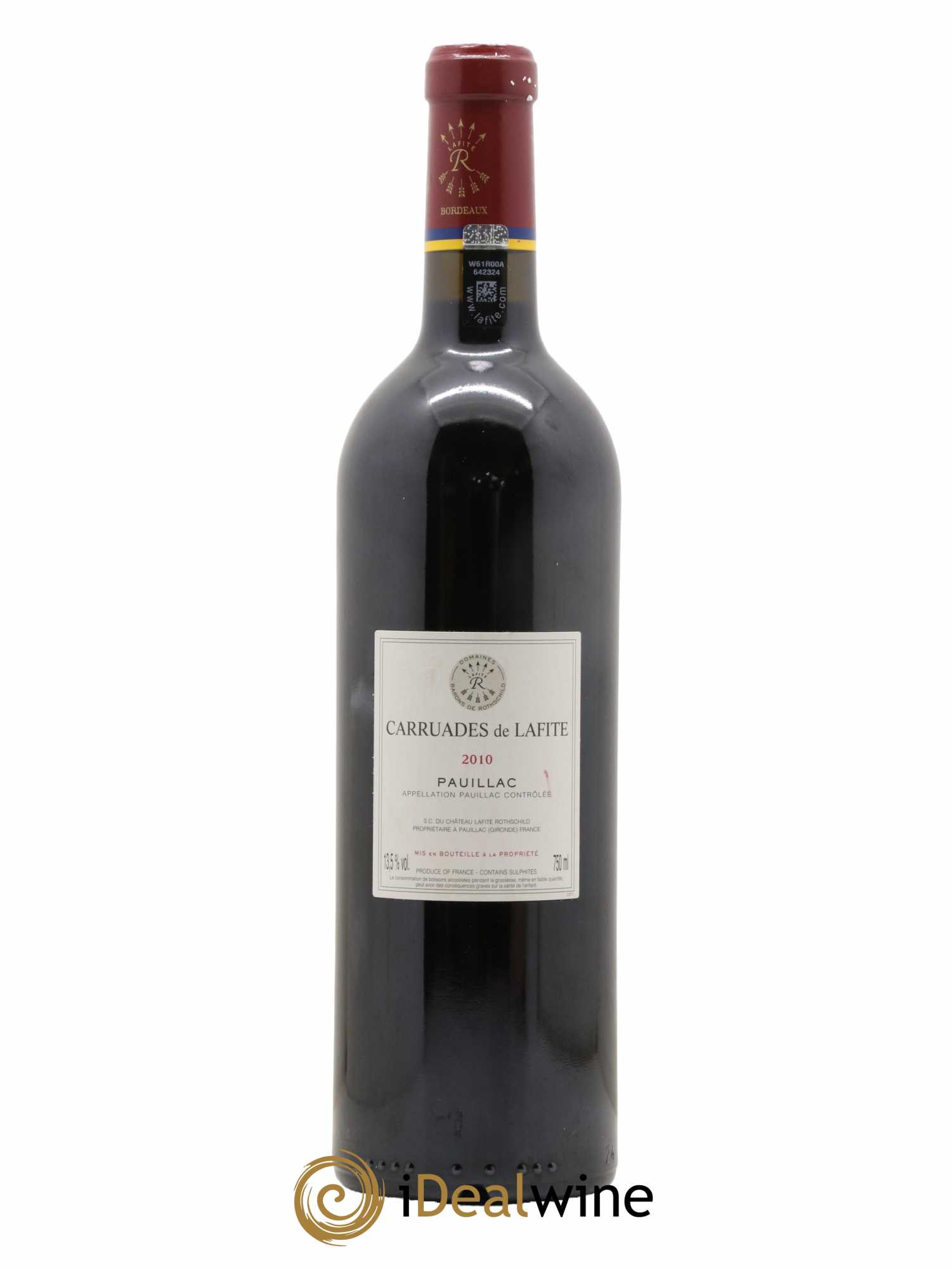Acheter Carruades de Lafite Rothschild Second vin 2010 (lot: 8017)