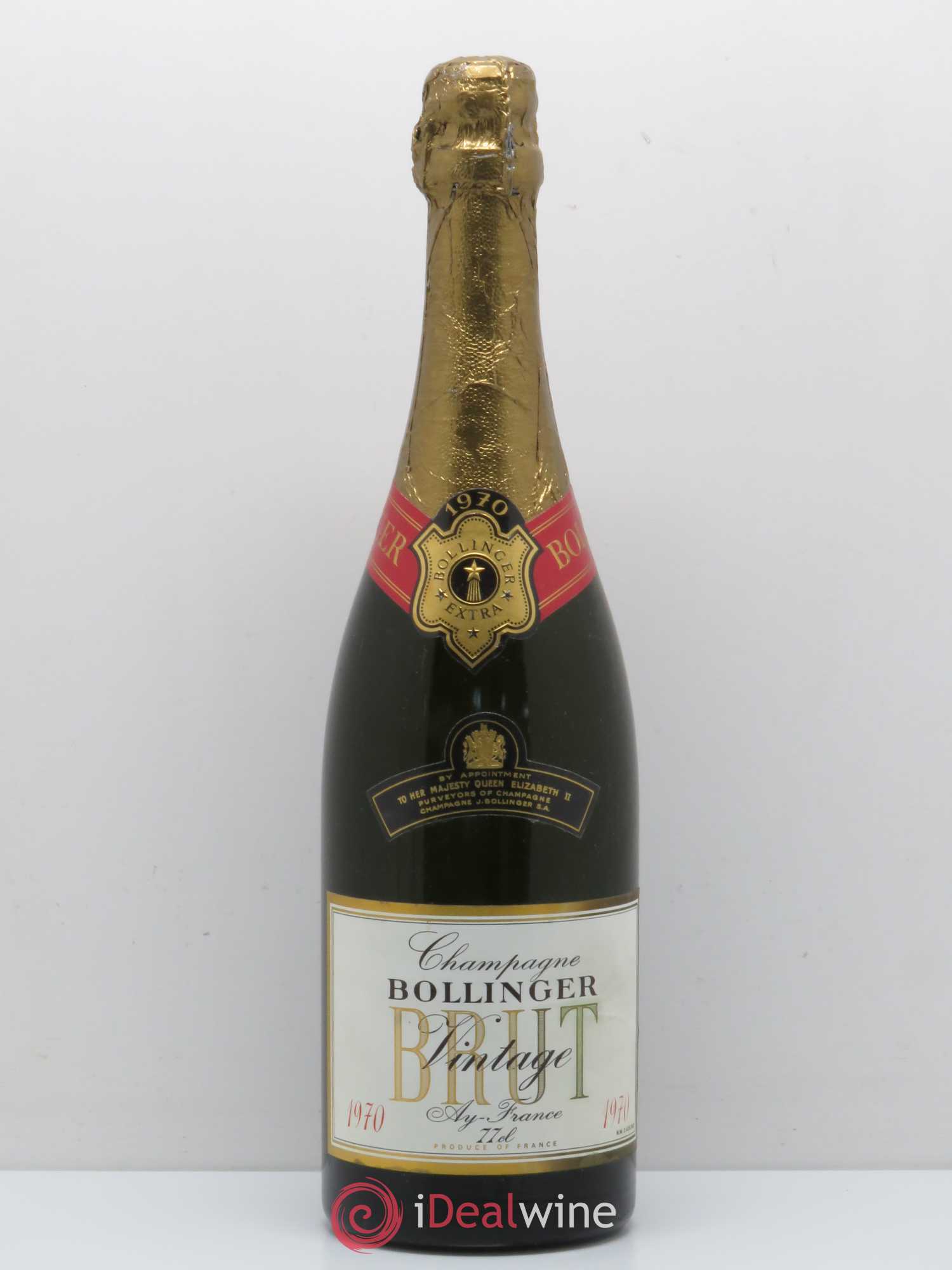 Buy Brut Champagne Bollinger Vintage 1970 (lot: 1582)