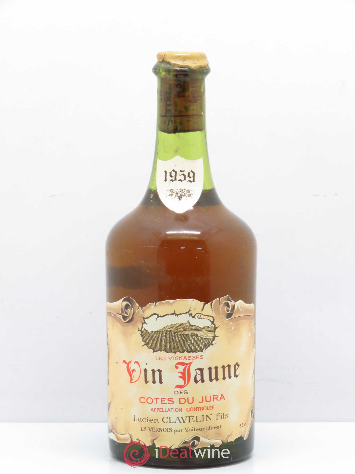 Acheter Arbois Vin jaune Les Vignasses Lucien Clavelin (sans prix de ...