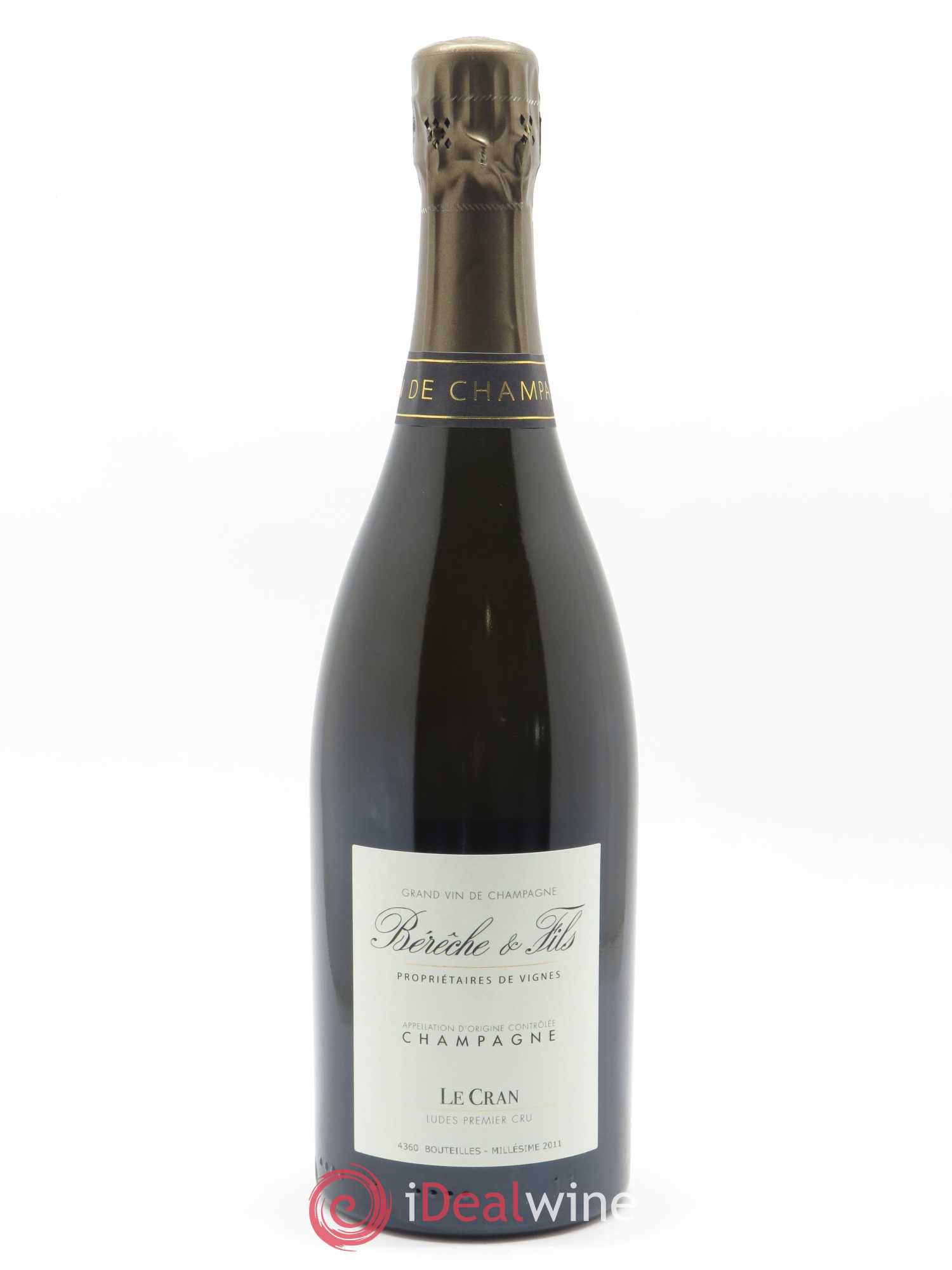 Acheter Ludes Premier Cru Le Cran Bérêche et Fils 2011 (lot: 53195)