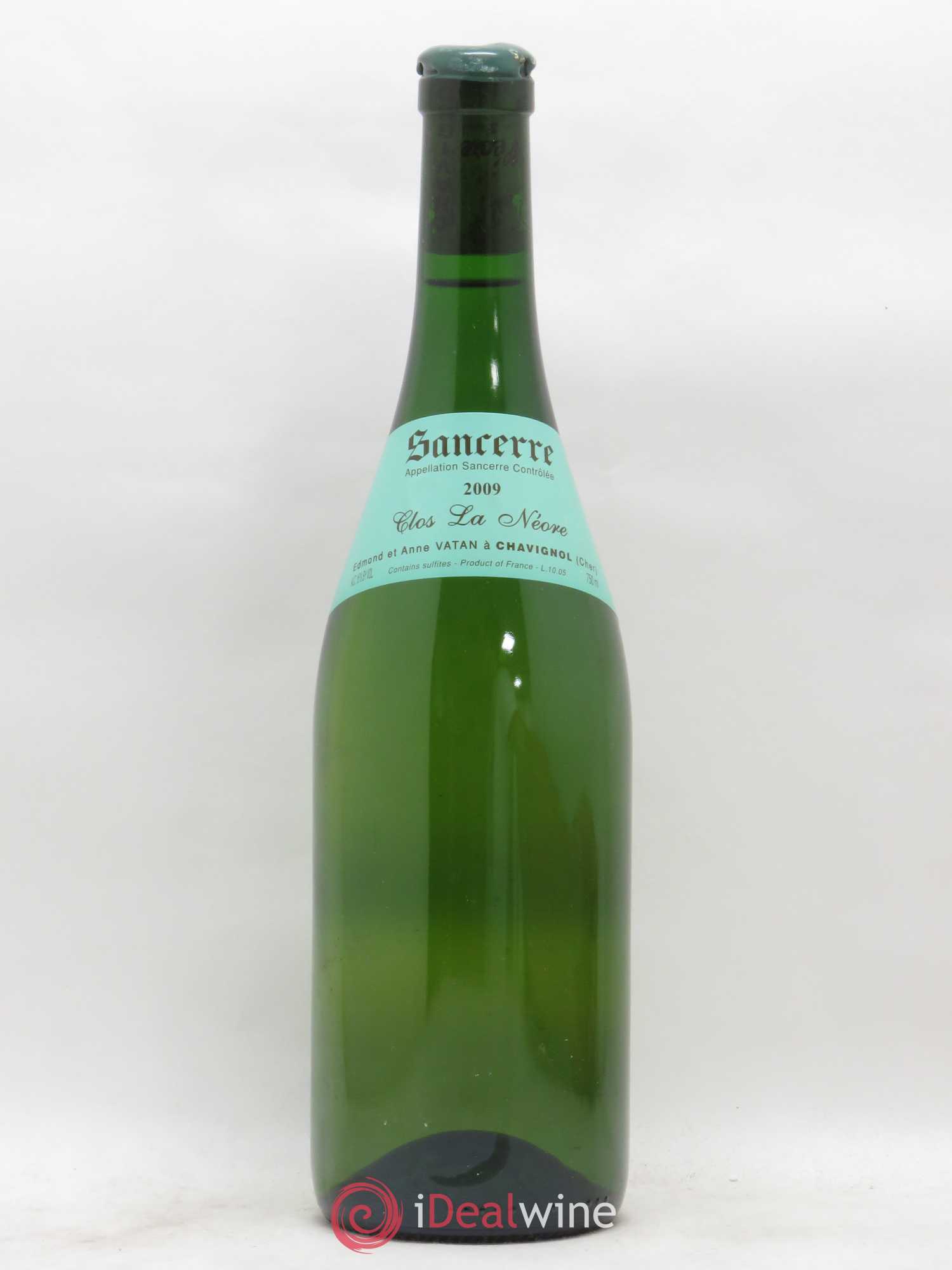 Acheter Sancerre Clos la Neore Edmond Vatan 2009 (lot: 2158)