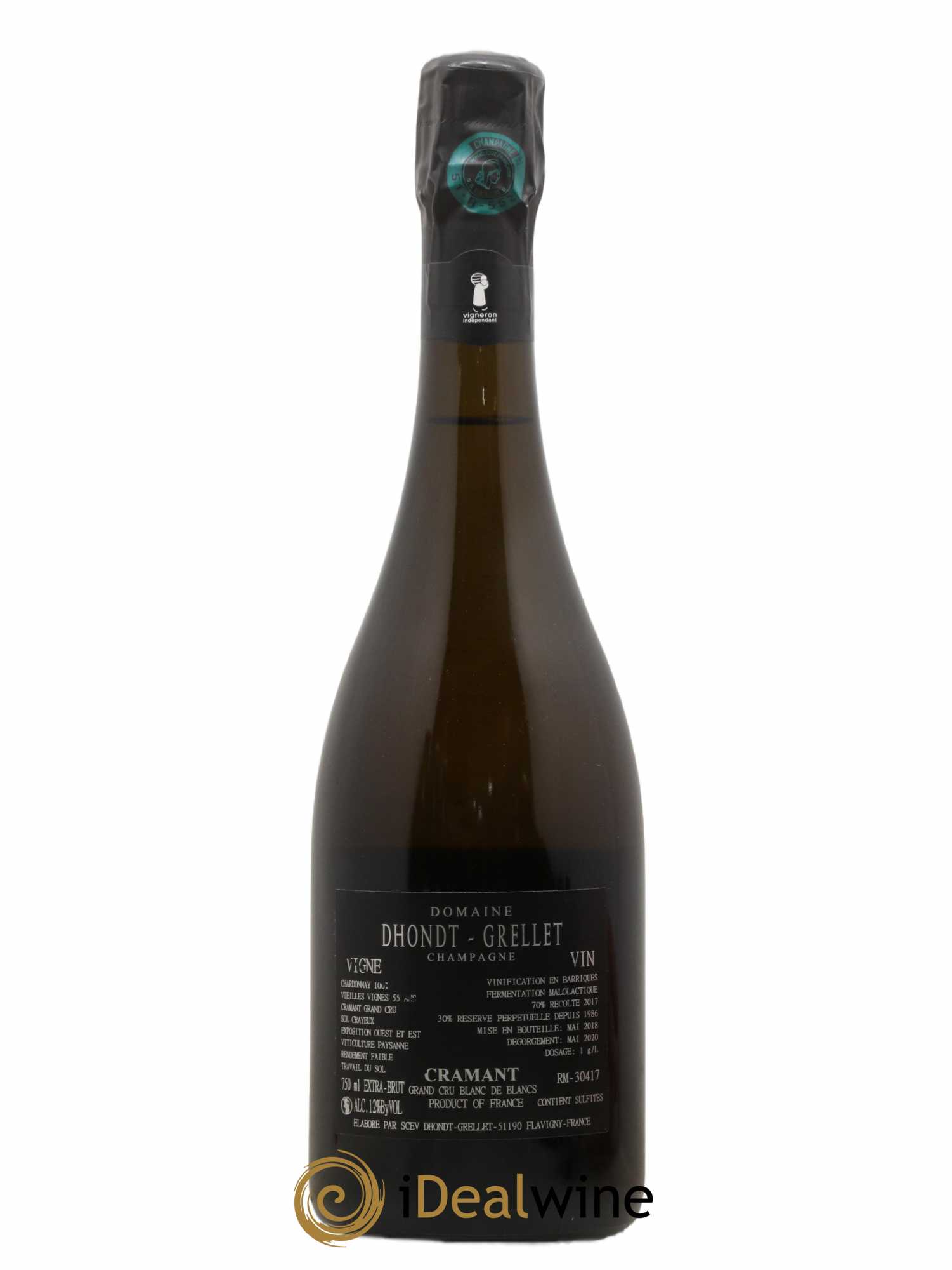 Acheter Champagne Cramant Dhondt Grellet (lot: 639)