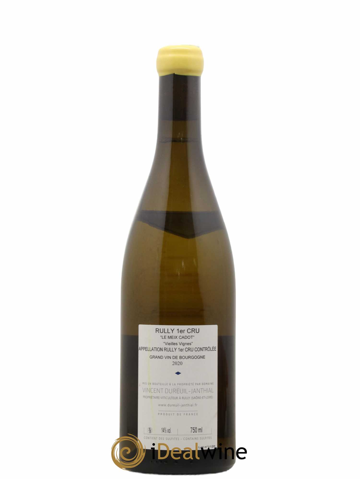 Buy Rully 1er Cru Le Meix Cadot Vieilles Vignes Vincent Dureuil ...