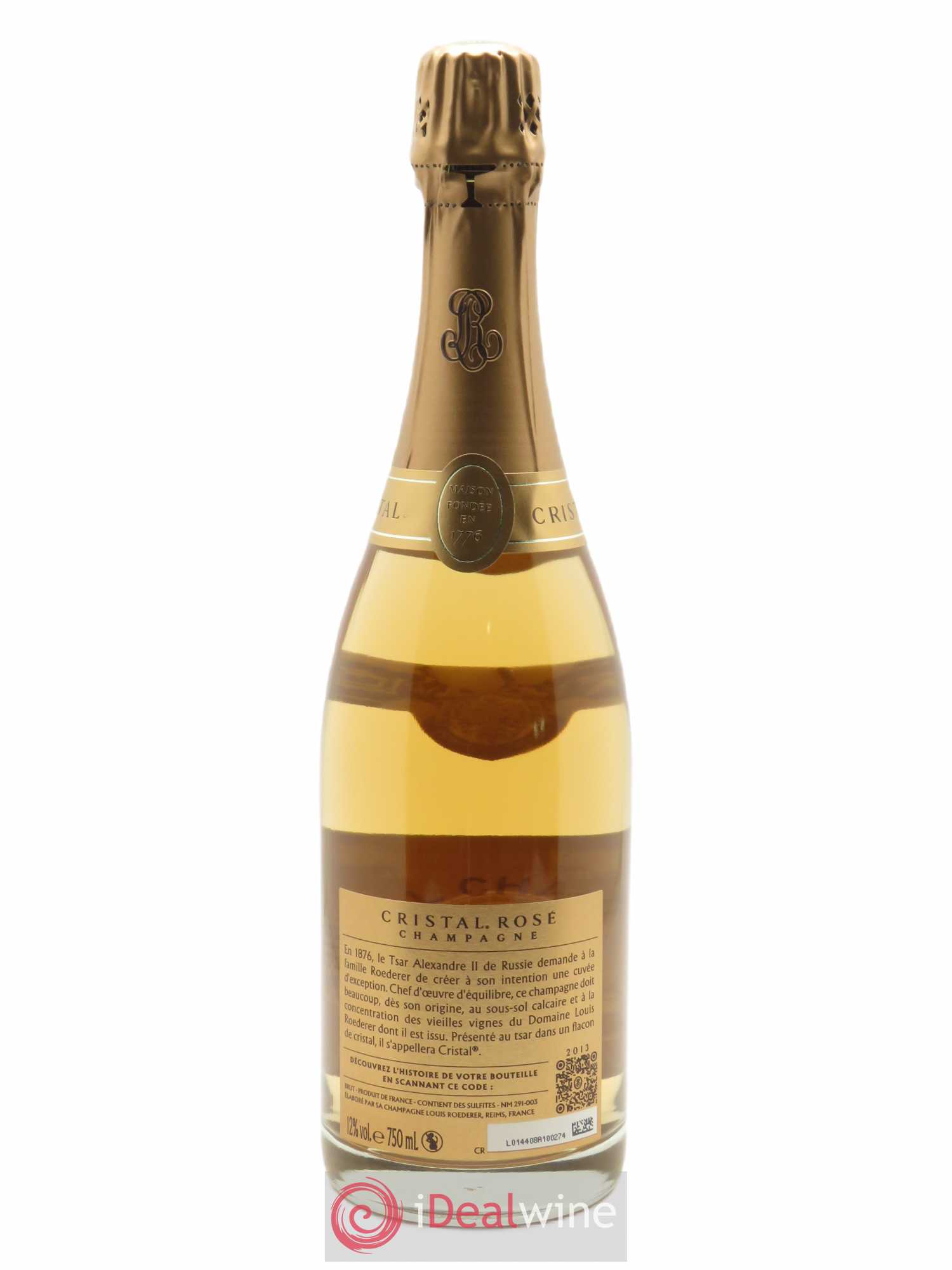 Buy Cristal Louis Roederer 2013 (lot: 14239)