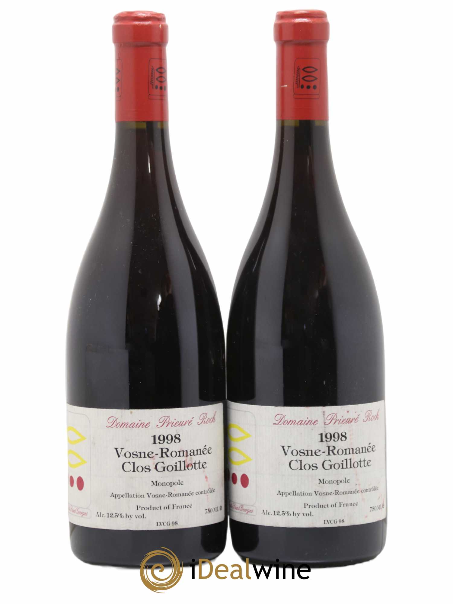 Acheter Vosne-Romanée Le Clos Goillotte Prieuré Roch 1998 (lot: 2880)